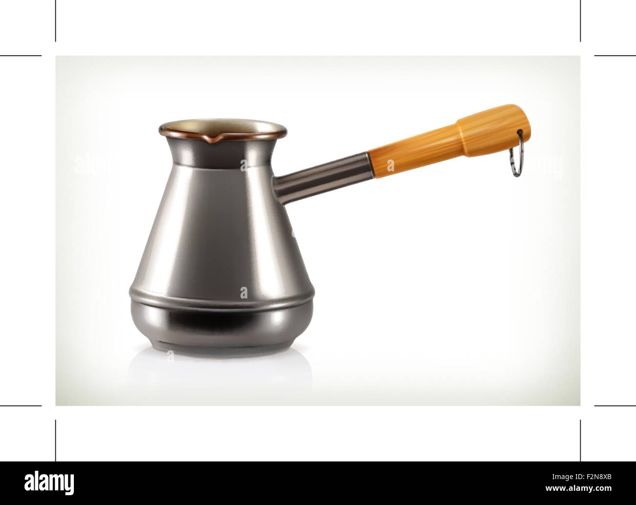 Turkish coffee cezve icon Stock Vector Images - Alamy