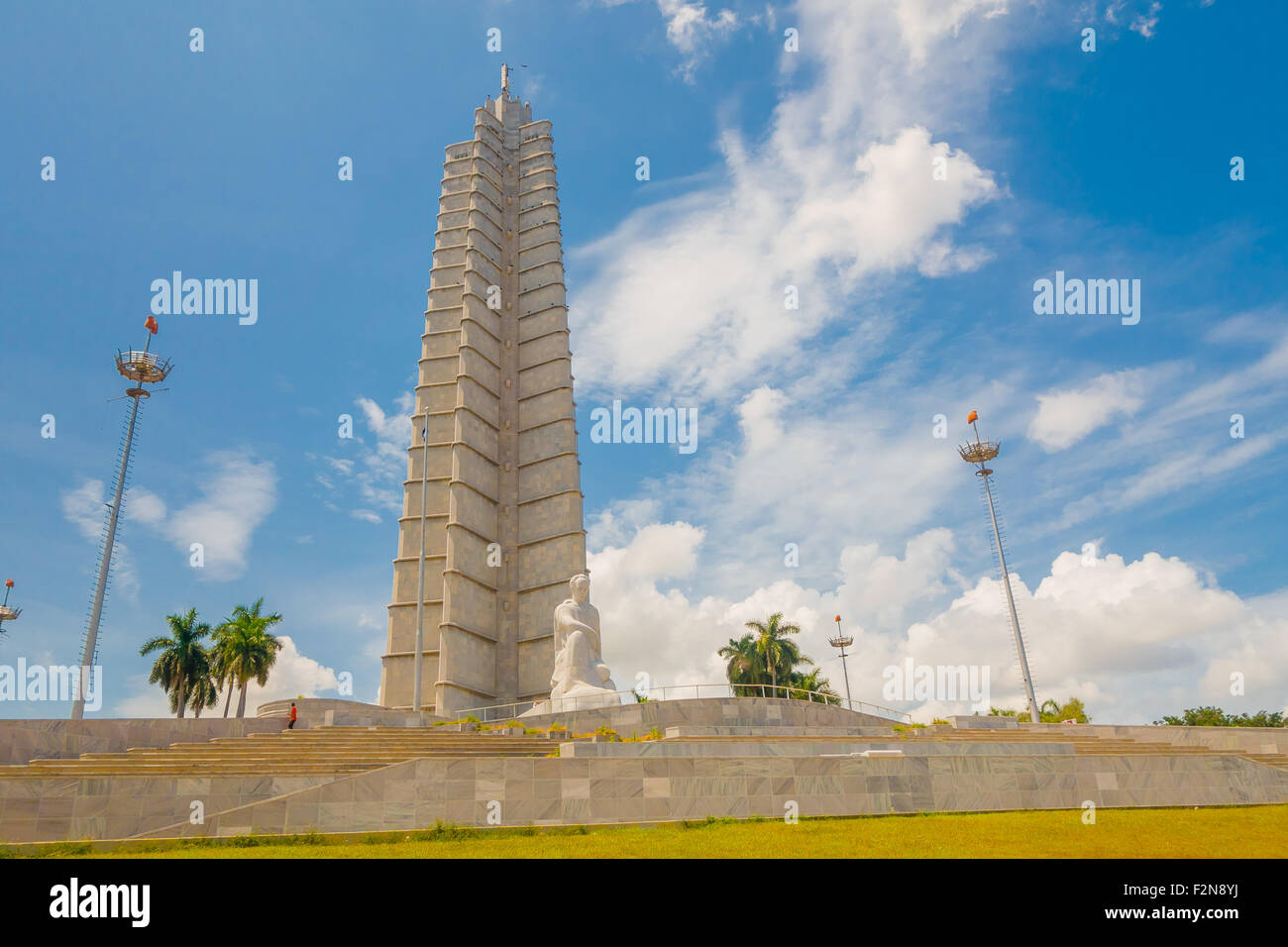 The Revolution Square or Plaza de la Revolucion in Havana, Cuba Stock ...