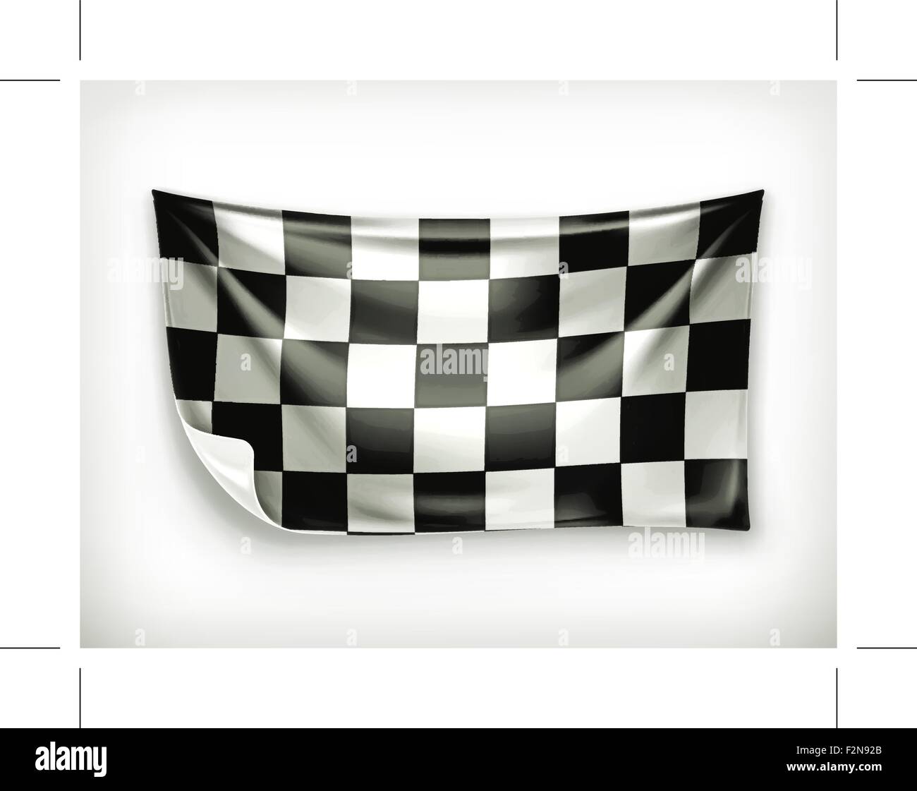 Checkered banner, vector Stock Vector Image & Art - Alamy