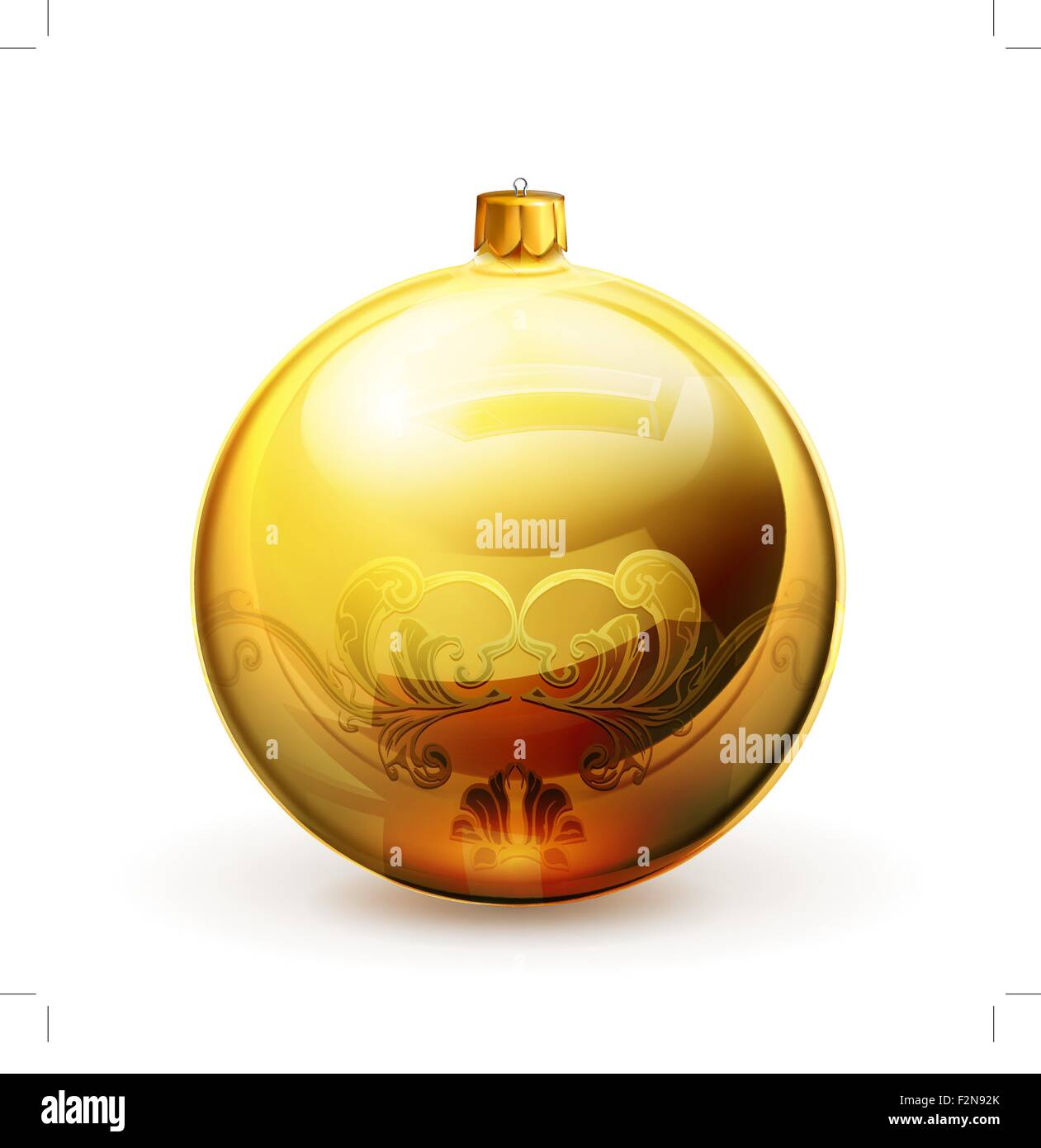 Vintage glass bauble Stock Vector Images - Alamy