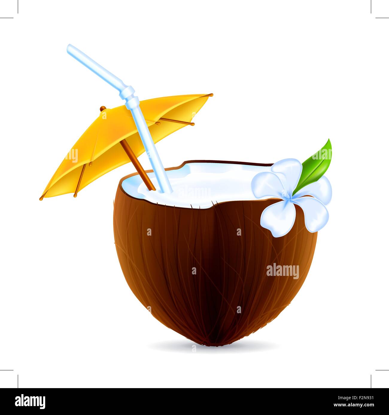 Food alcohol cocktail flower Cut Out Stock Images & Pictures - Alamy