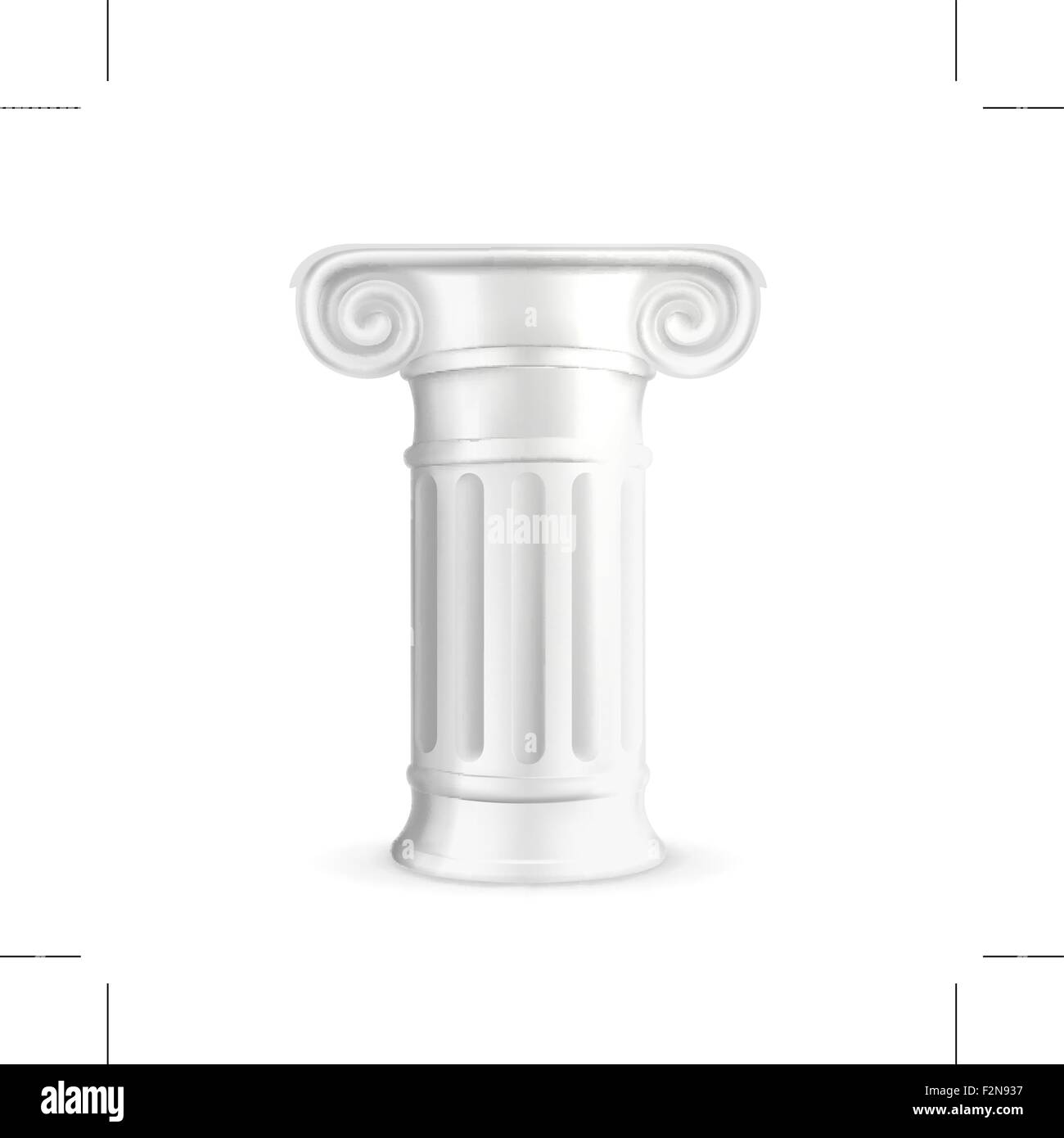 3d stone column Stock Vector Images - Alamy