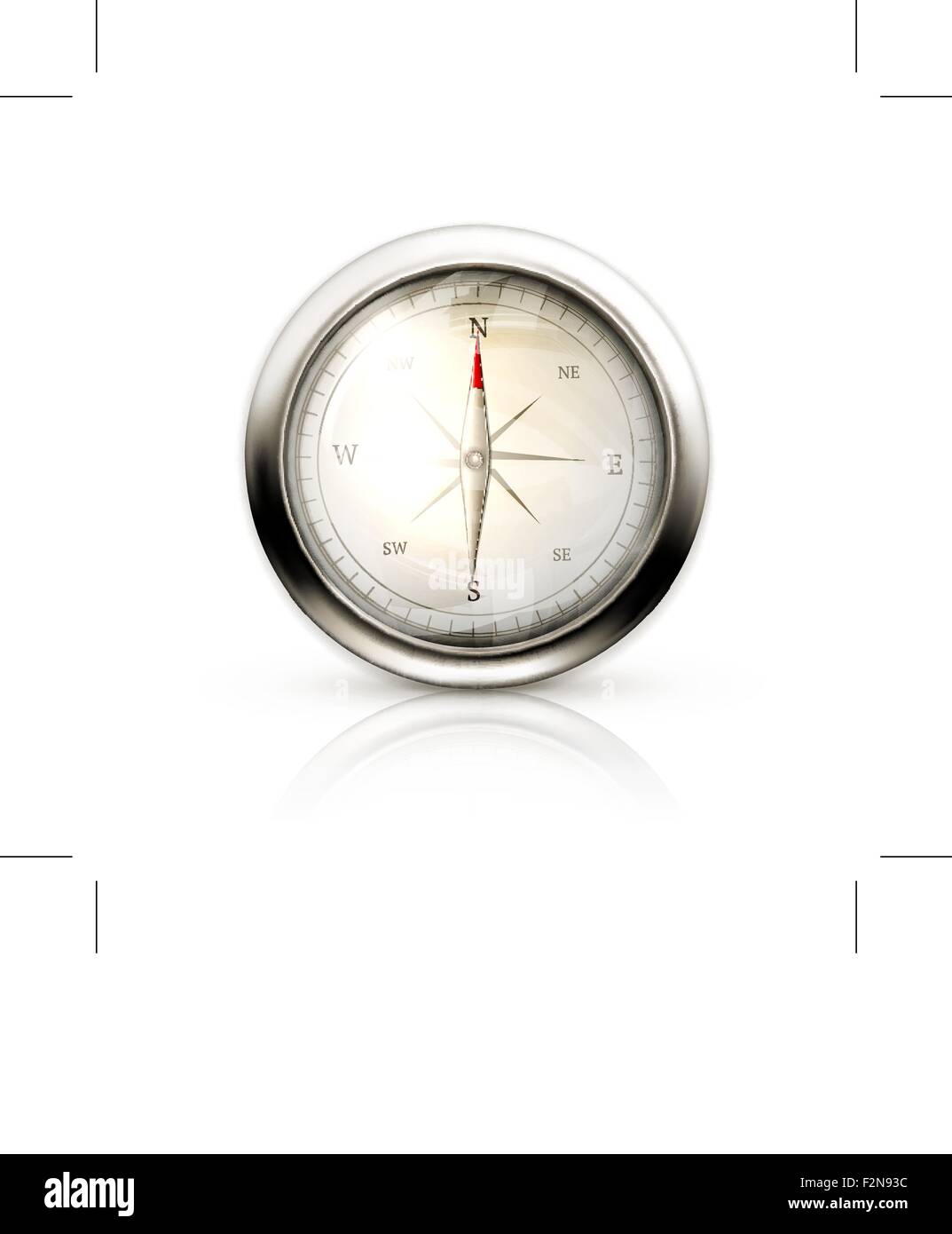 Field compass Stock Vector Images - Alamy