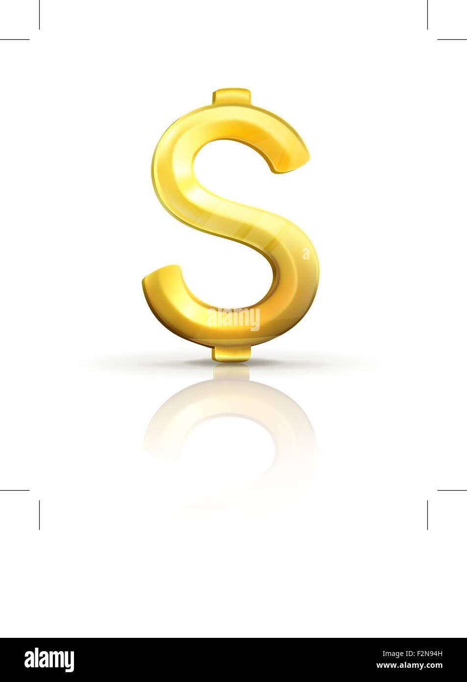 Shiny metal dollar sign Stock Vector Images - Alamy