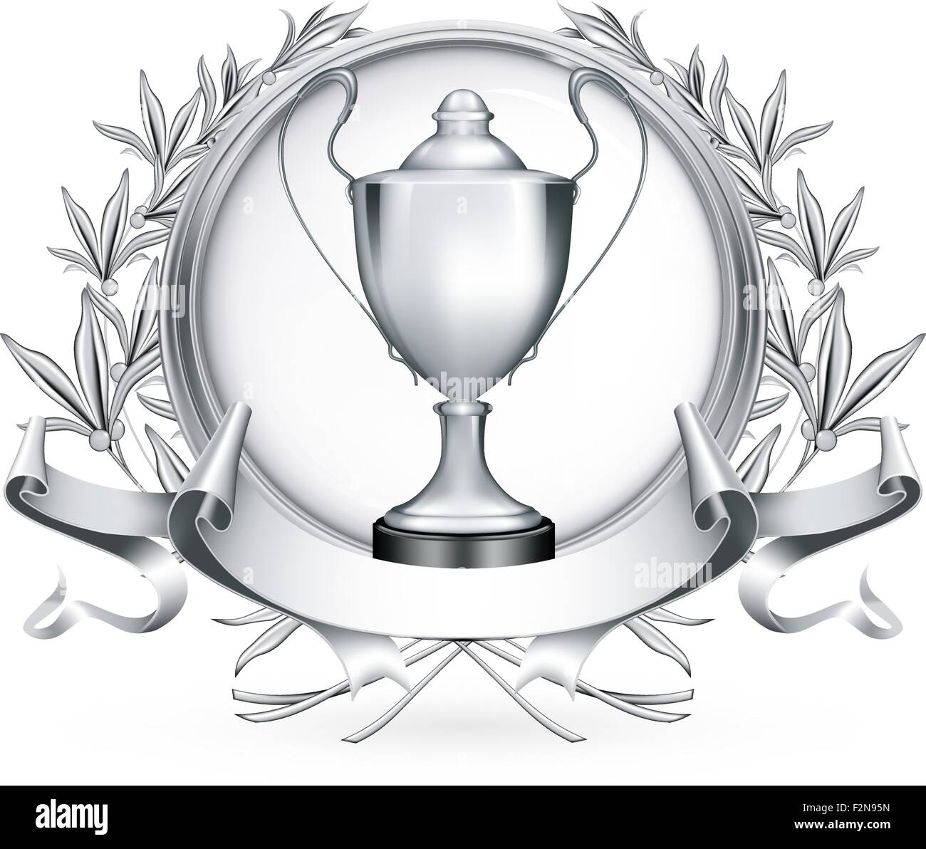 Silver Emblem, vector Stock Vector Image & Art - Alamy