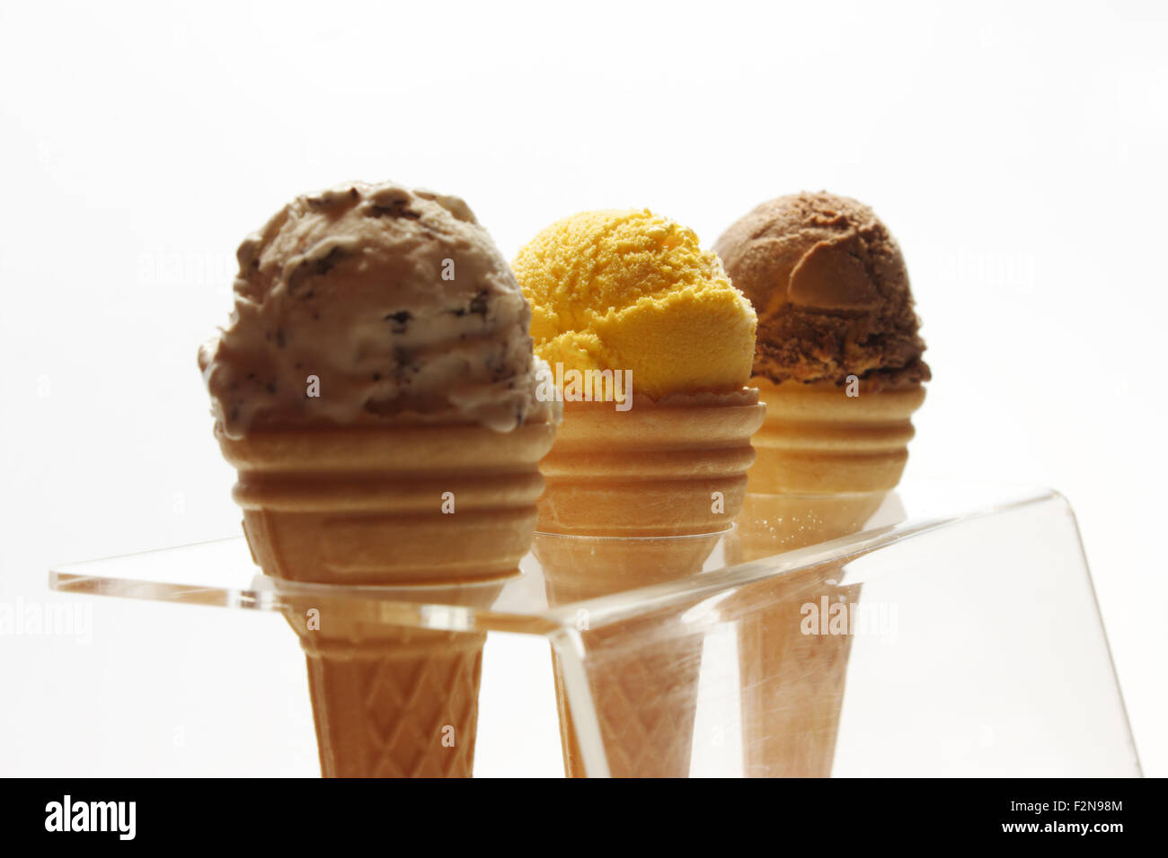 Cones stand cone wafer waffle cutout hi-res stock photography and ...