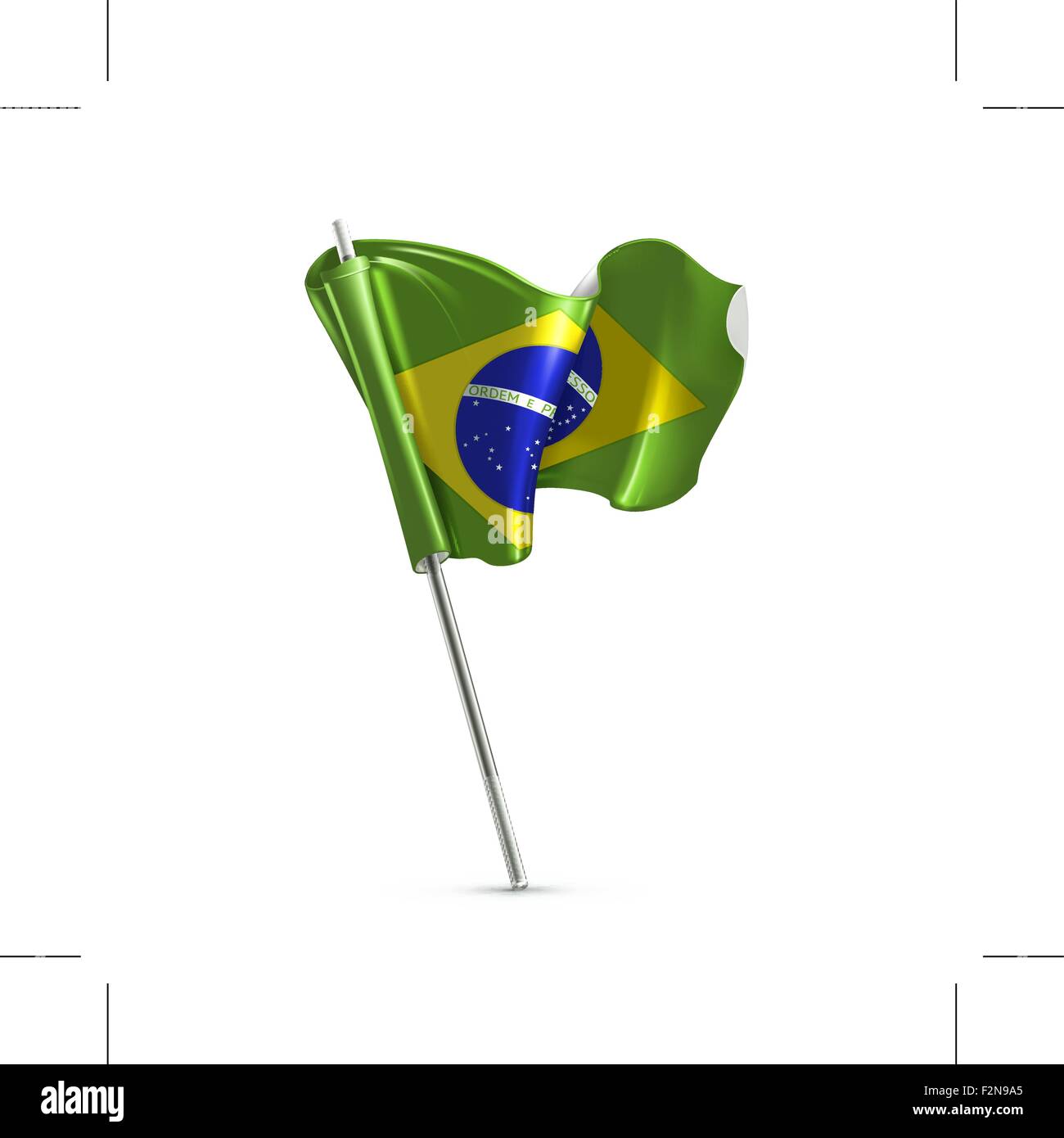 Flag of Brazil, vector Stock Vector Image & Art - Alamy