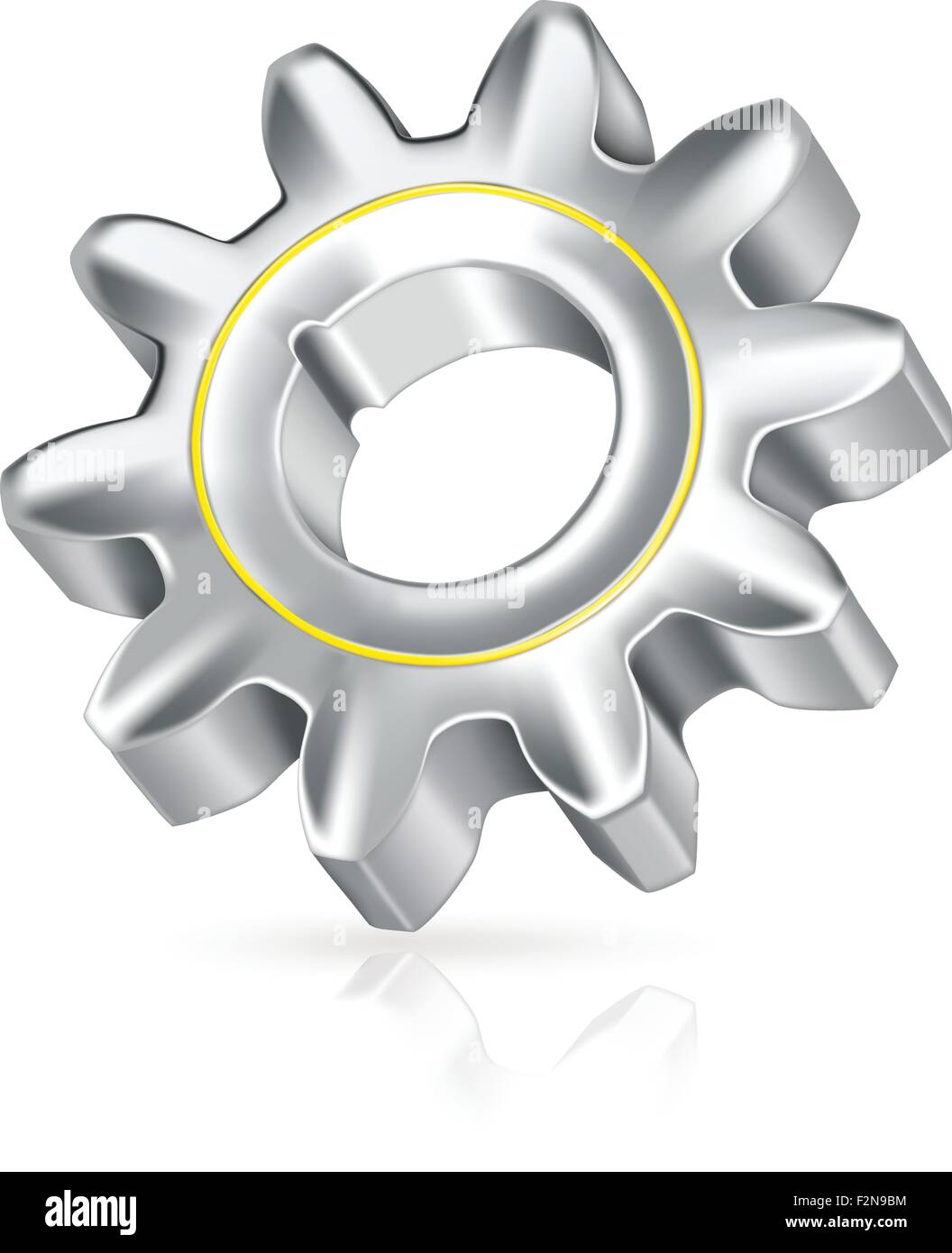 Gear icon Cut Out Stock Images & Pictures - Alamy