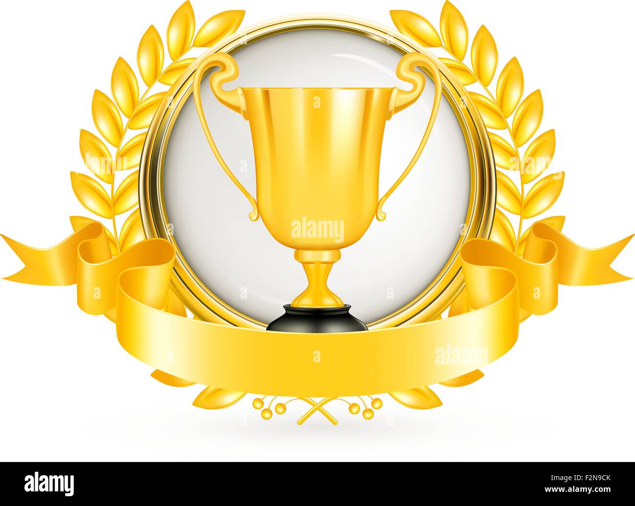 Golden Emblem, vector Stock Vector Image & Art - Alamy