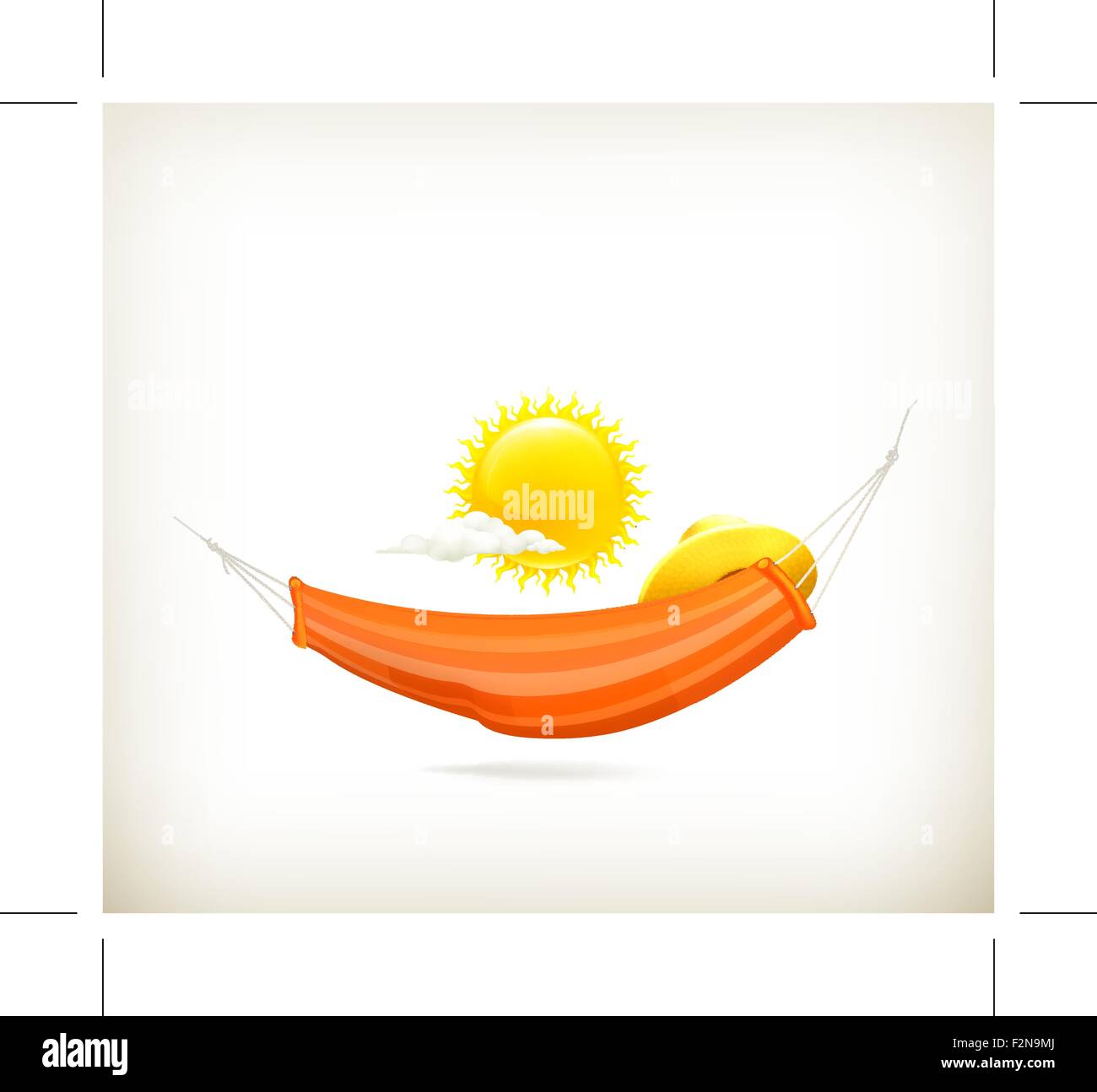 Hammock vector vectors hi-res stock photography and images - Alamy