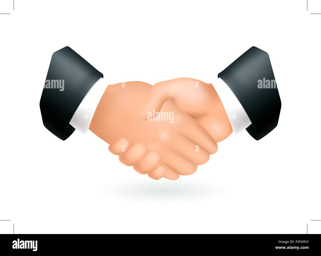 Handshake icon Stock Vector Images - Alamy