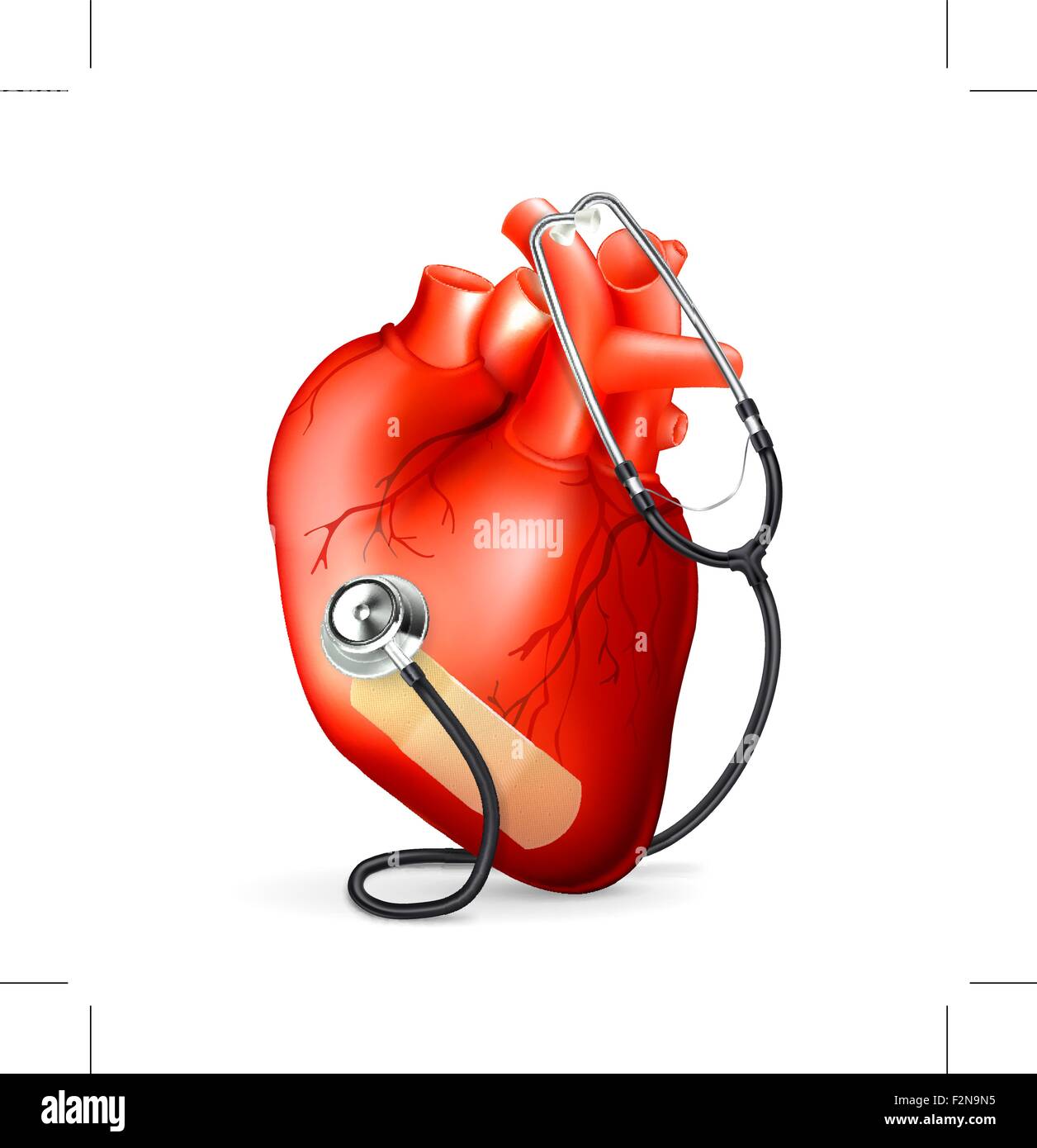 Stethoscope icon acoustic medical hi-res stock photography and images ...