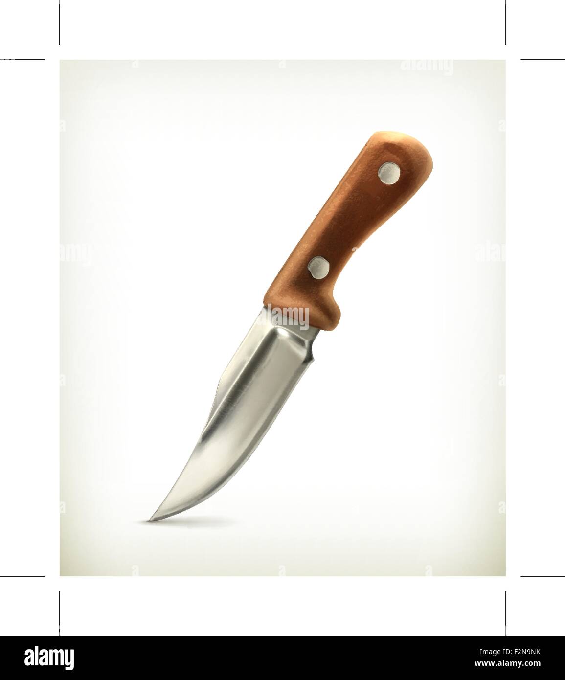 Knife vector icon Cut Out Stock Images & Pictures - Alamy