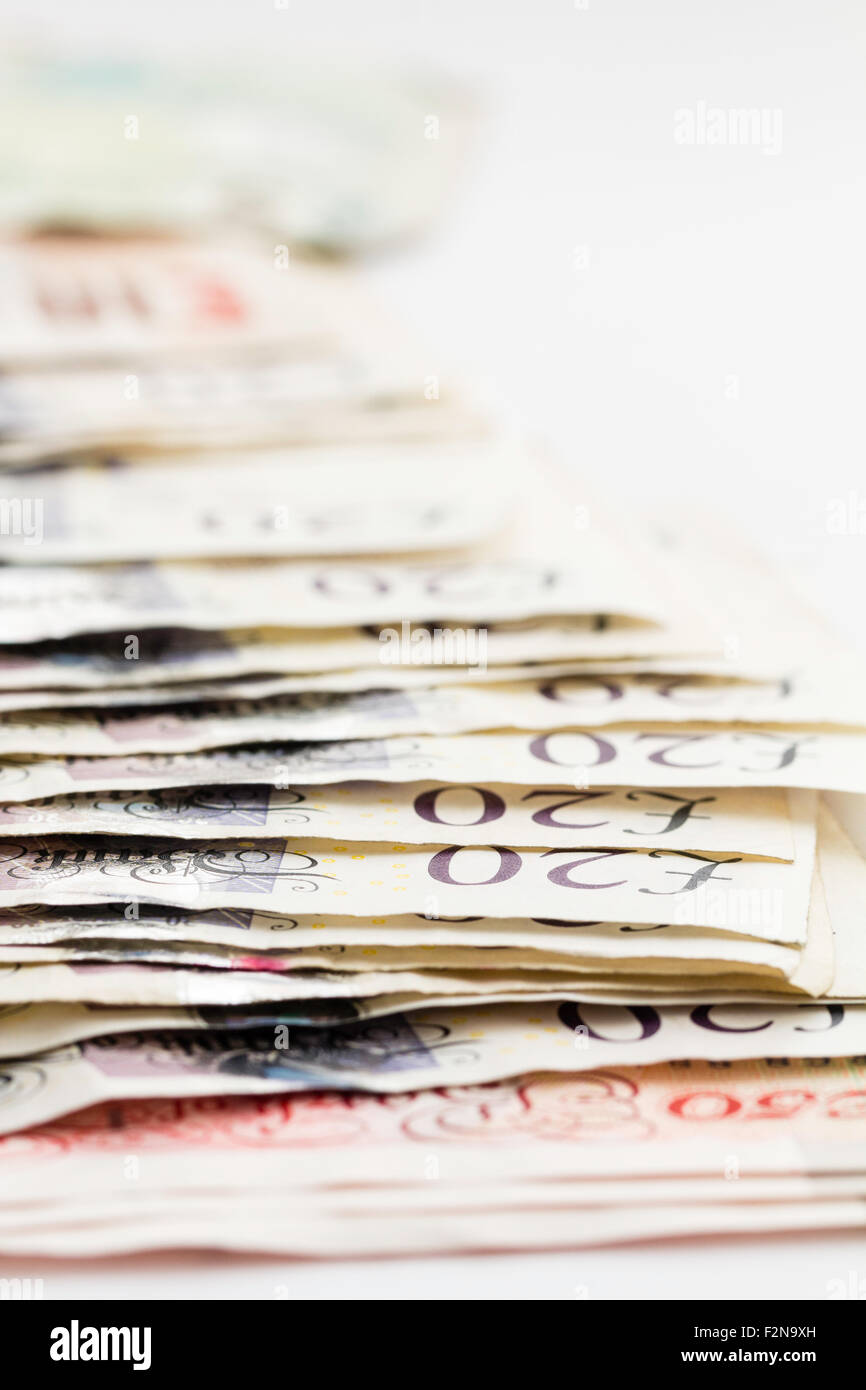 British sterling bank notes hi-res stock photography and images - Alamy