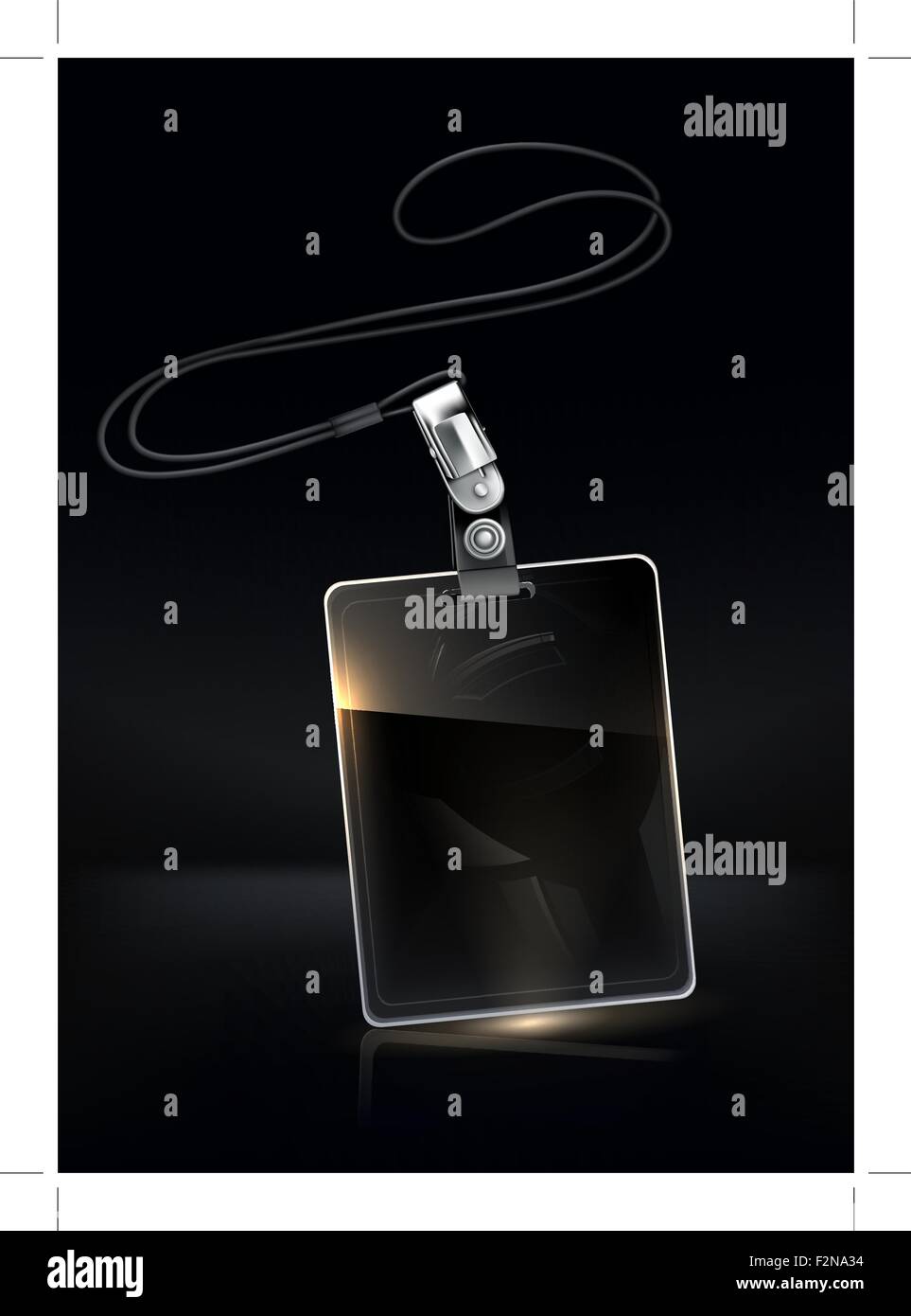 Name Tag, Black Screen Stock Vector Image & Art - Alamy