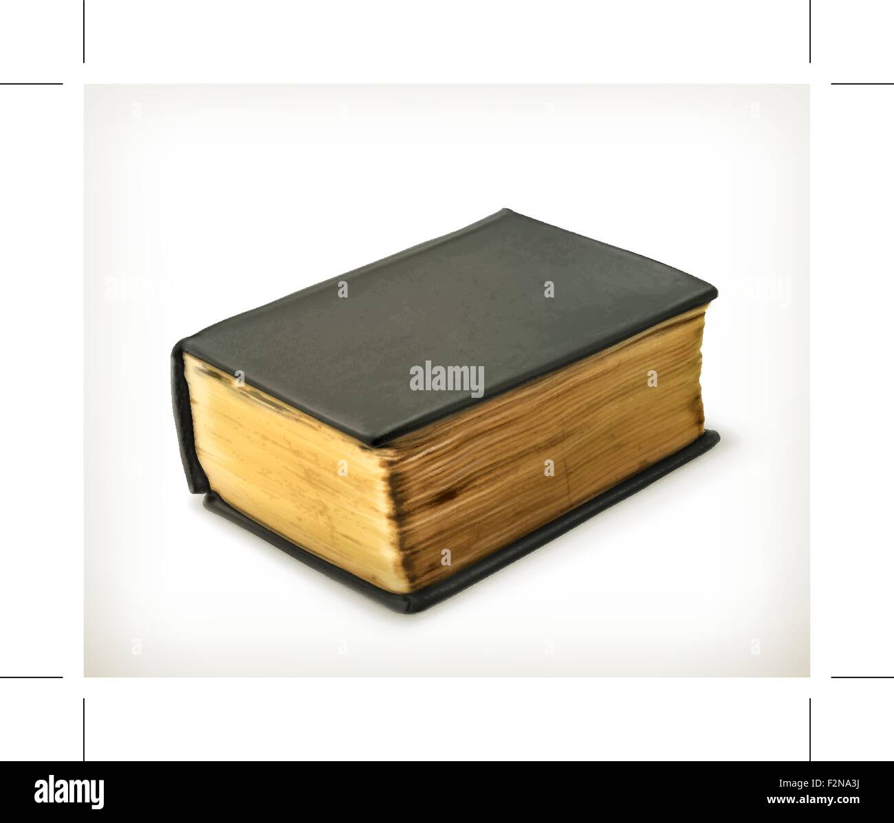 Vintage leather book background Stock Vector Images - Alamy