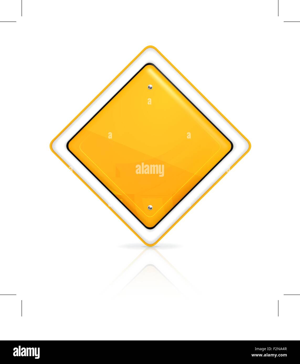 Priority road sign Stock Vector Image & Art - Alamy