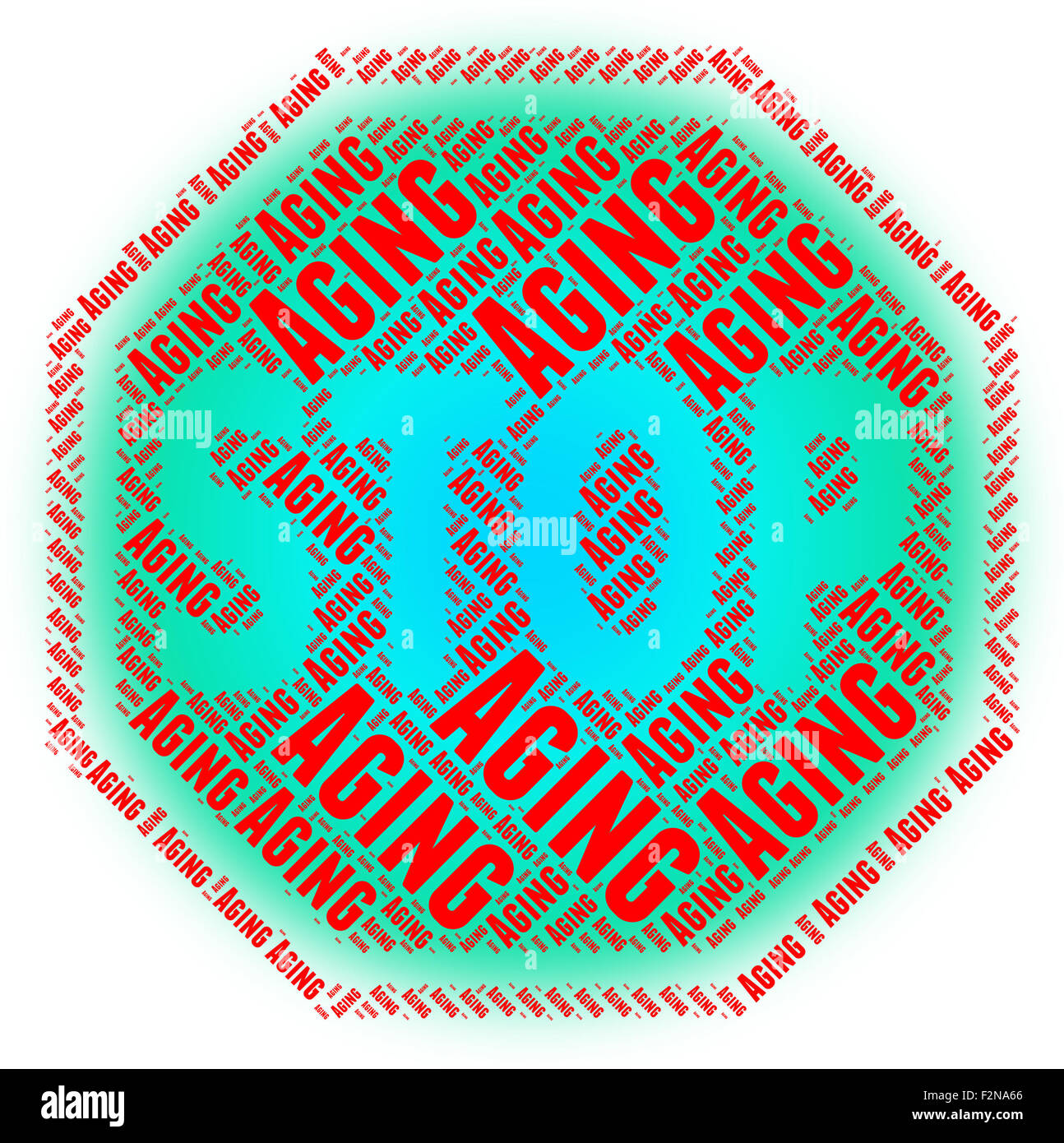 Stop Aging Showing Forever Young And Prohibited Stock Photo - Alamy