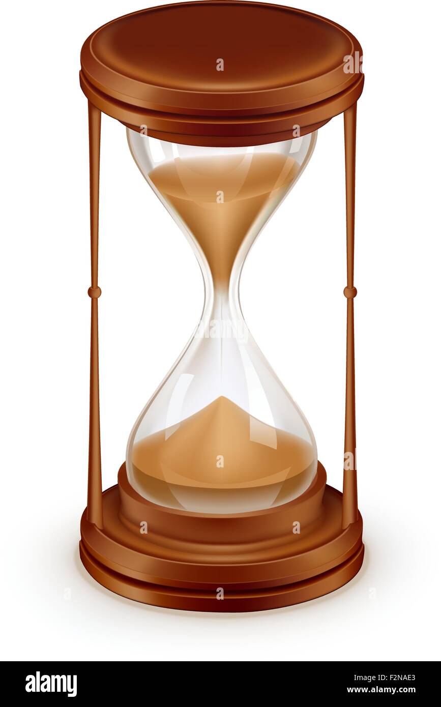 Sand glass, vector Stock Vector Image & Art - Alamy