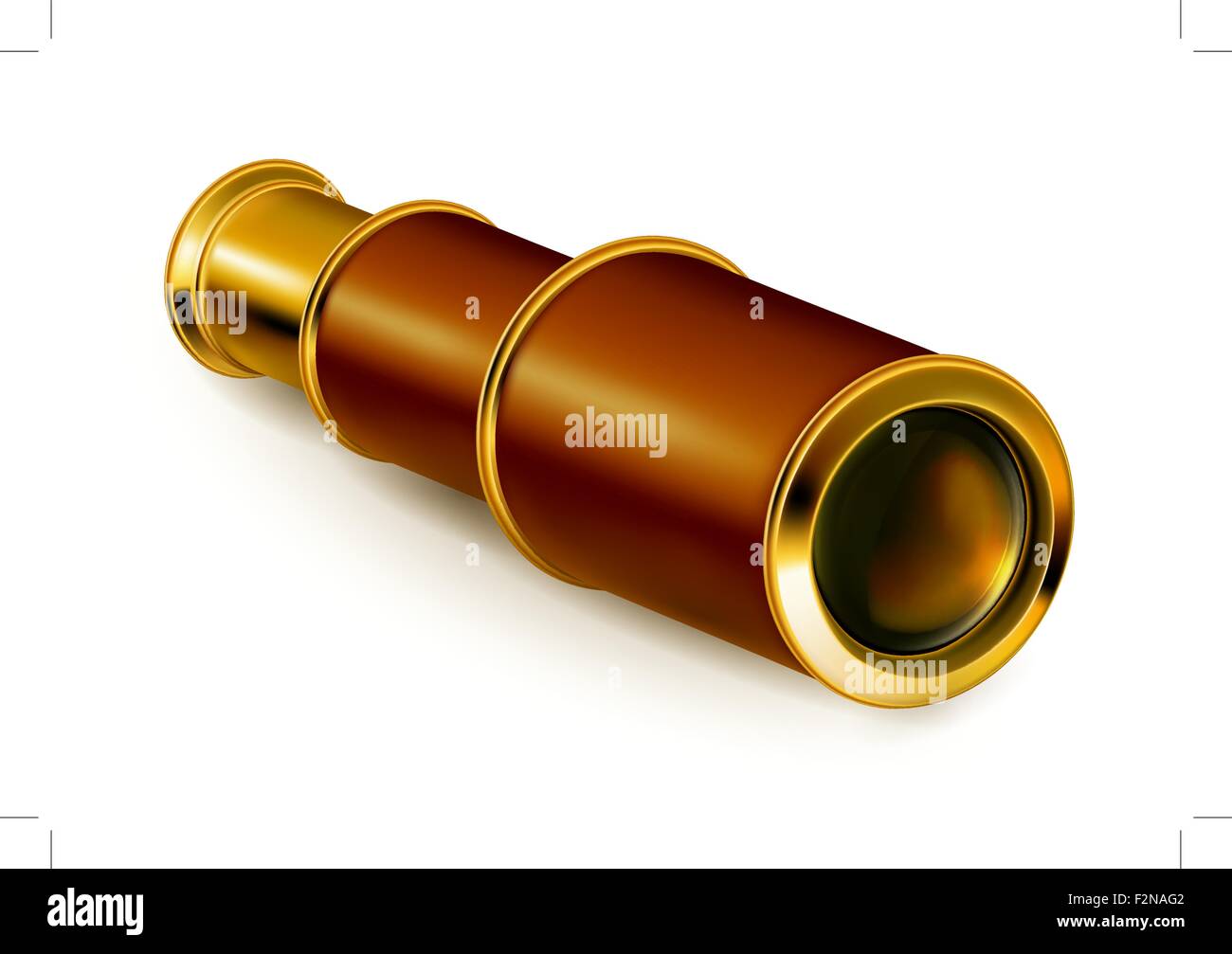 Spyglass vintage Stock Vector Images - Alamy