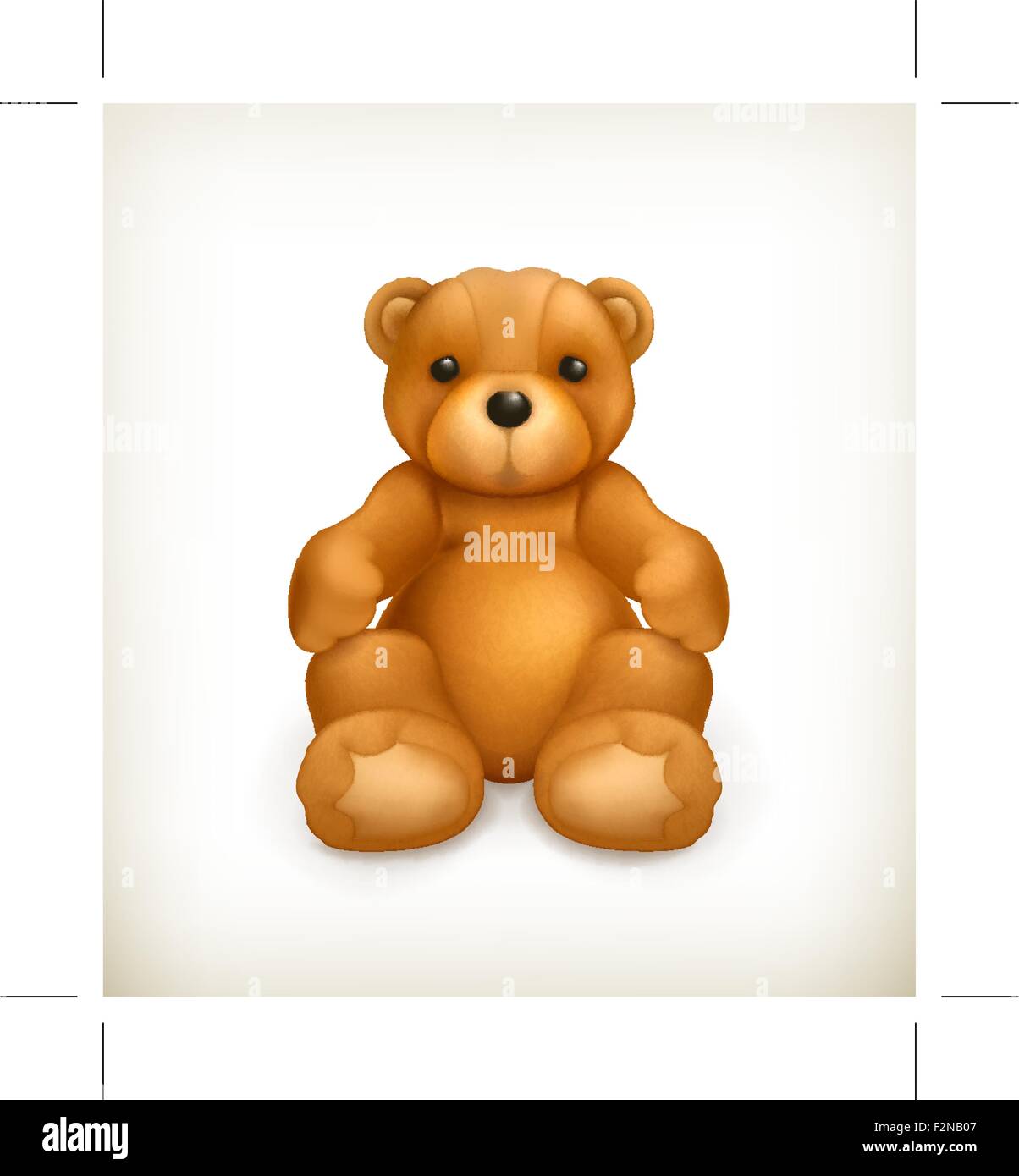 Teddy bear, vector Stock Vector Image & Art - Alamy