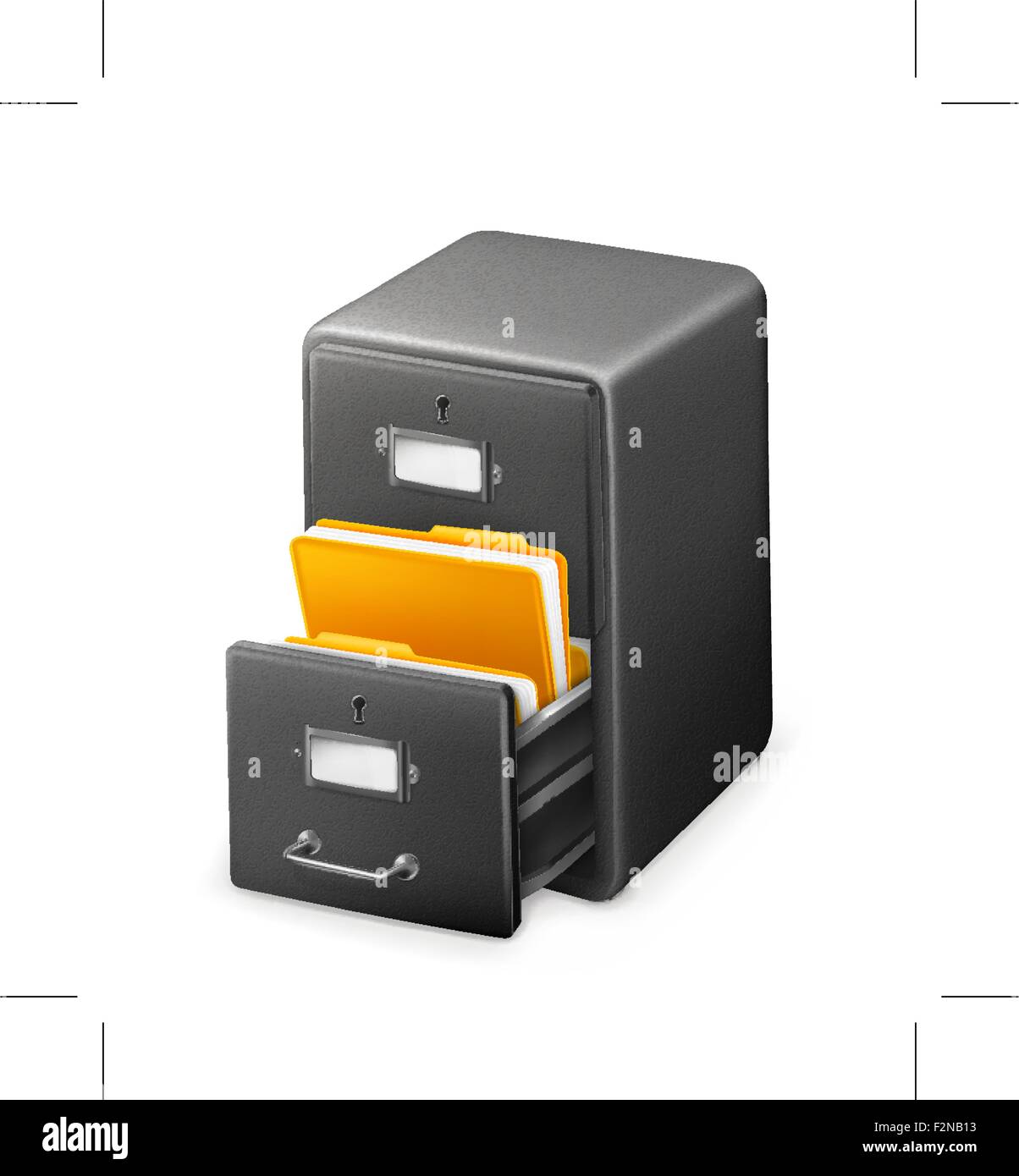 Index card box Stock Vector Images - Alamy