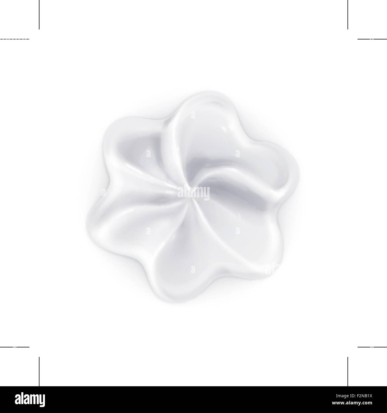 Whipped cream vector icon Stock Vector Image & Art - Alamy