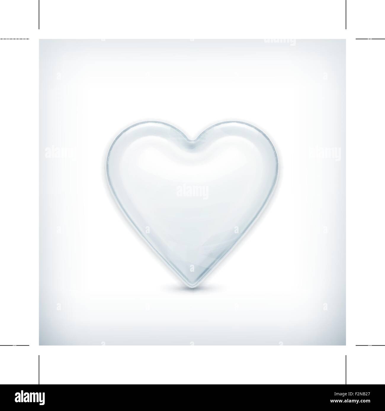 White heart, vector icon Stock Vector Image & Art - Alamy