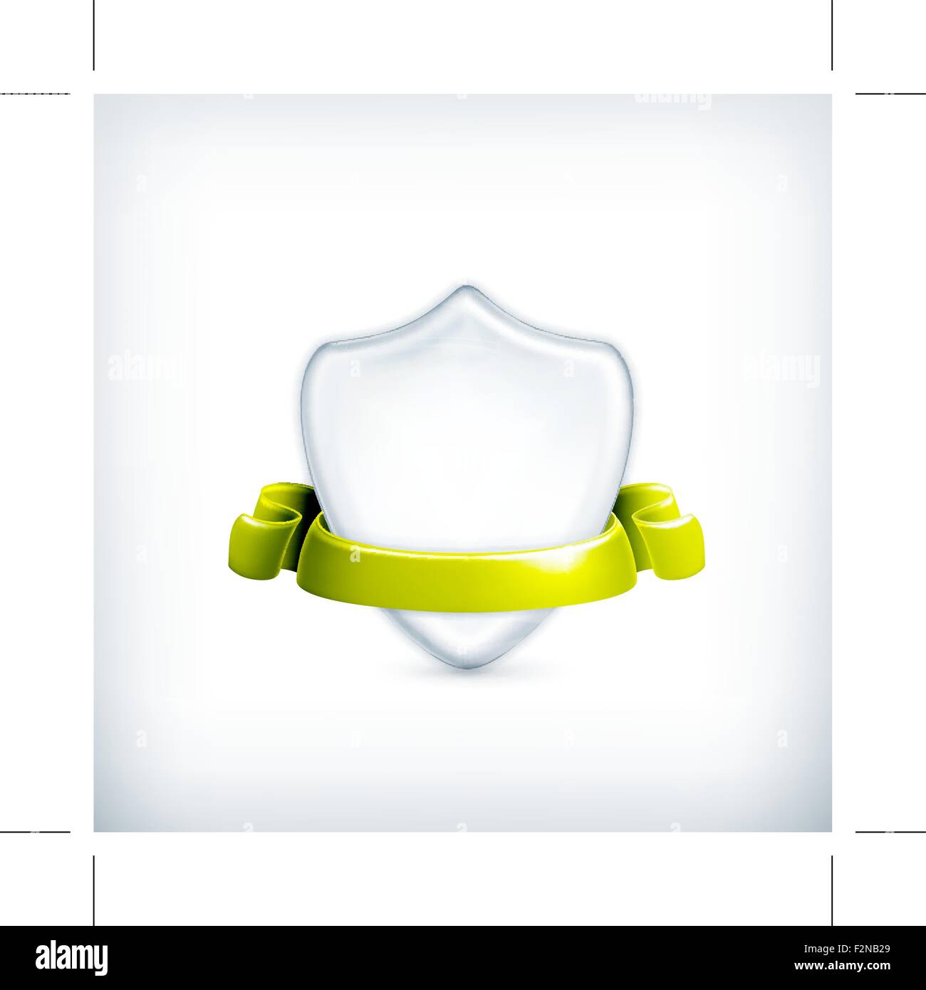 Winner shield ribbon Cut Out Stock Images & Pictures - Alamy