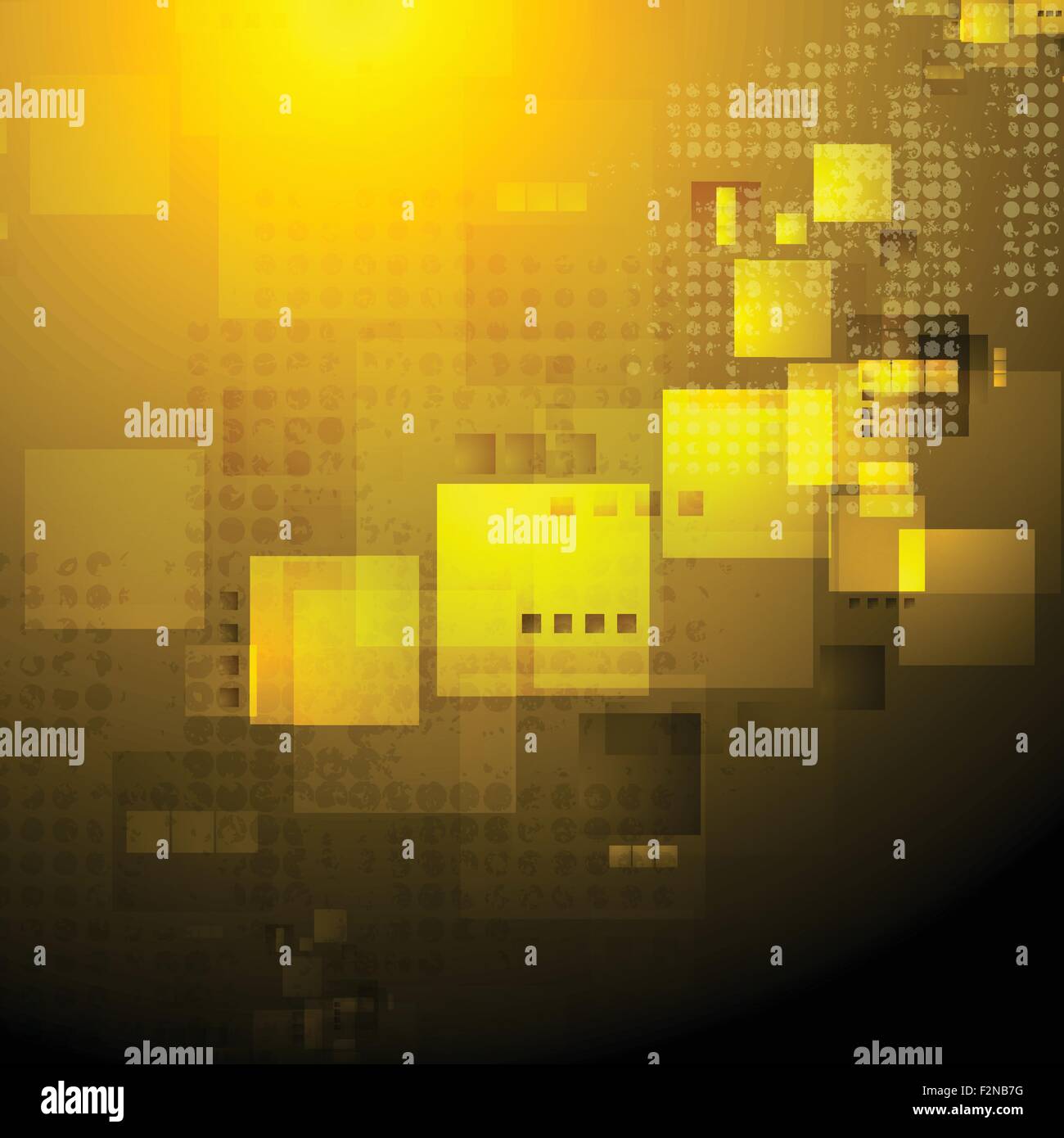 Orange abstract technology background. Vector grunge design Stock ...