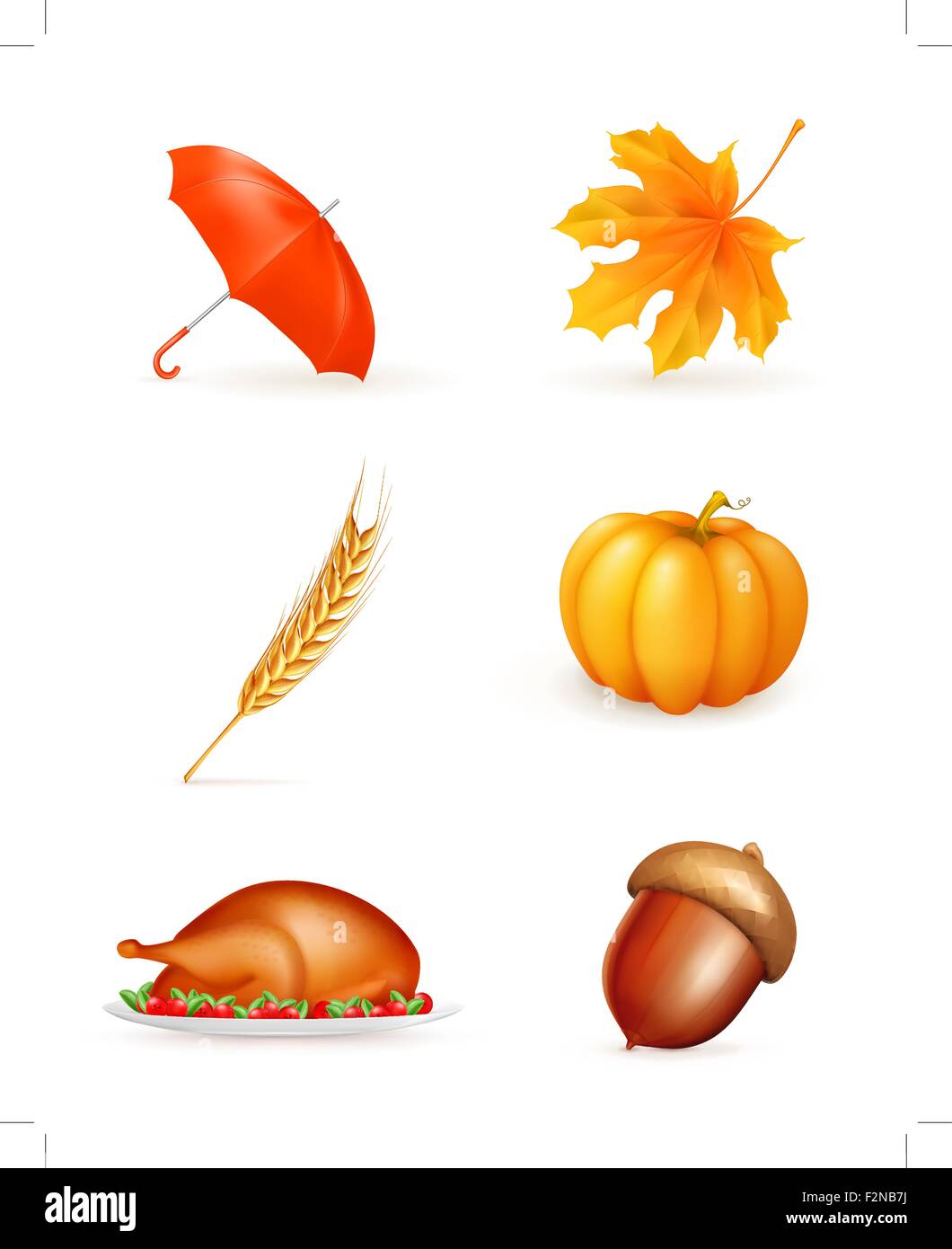 Autumn, icon set Stock Vector Image & Art - Alamy