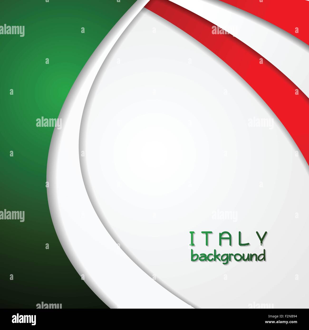 Corporate wavy bright abstract background. Italian colors. Vector art ...