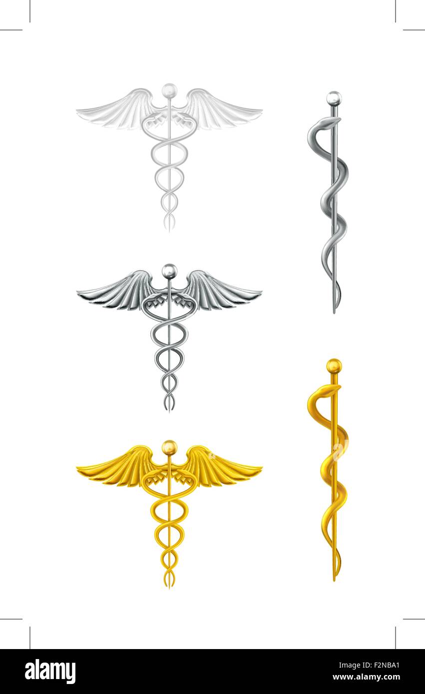 Ancient health care medicine symbol hi-res stock photography and images ...