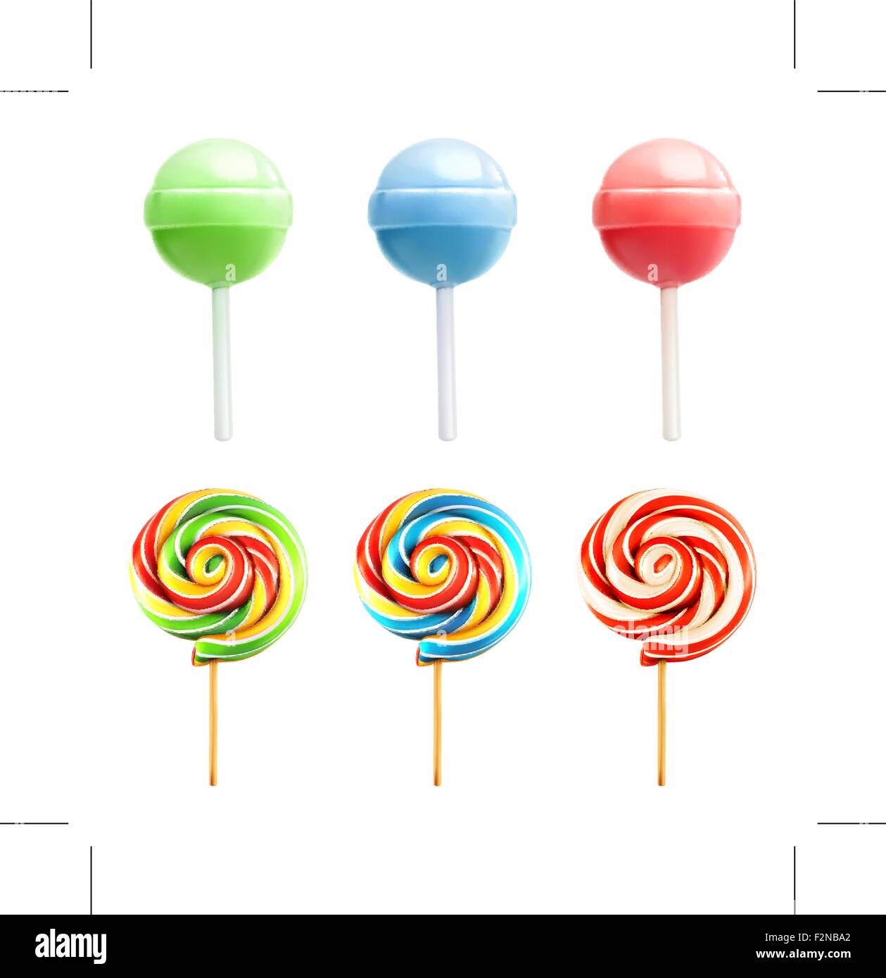 Candy set, vector icons Stock Vector Image & Art - Alamy
