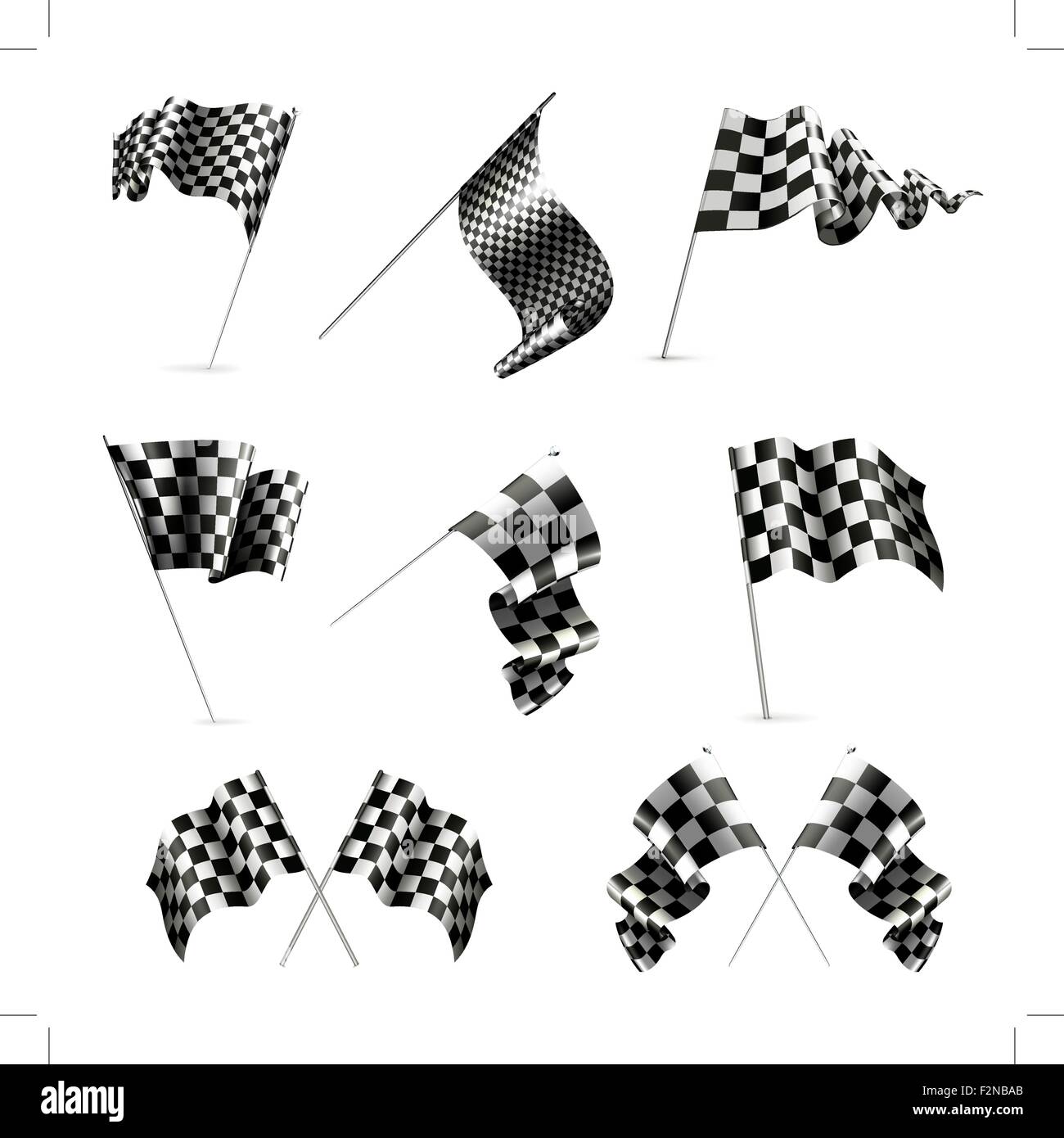 Checkered flags hi-res stock photography and images - Alamy