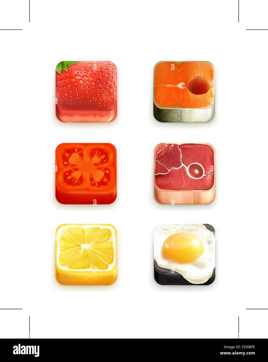 Food app Stock Vector Images - Alamy