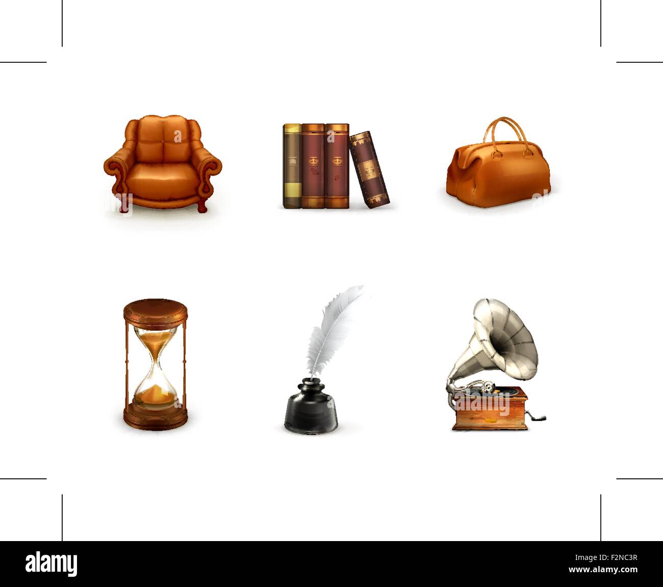 Retro, vector icon set Stock Vector Image & Art - Alamy