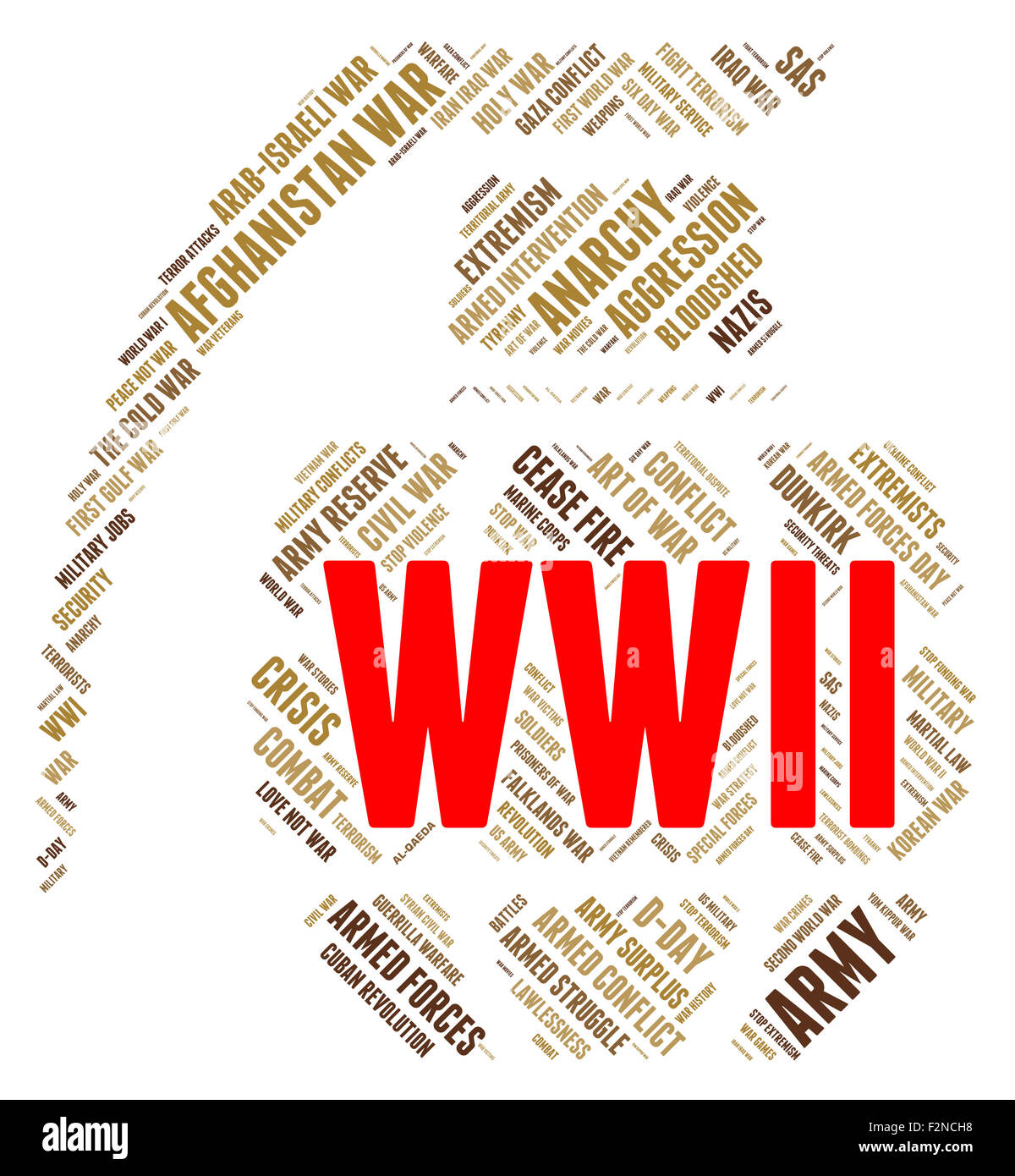 World War Ii Showing Military Action And Globalisation Stock Photo - Alamy