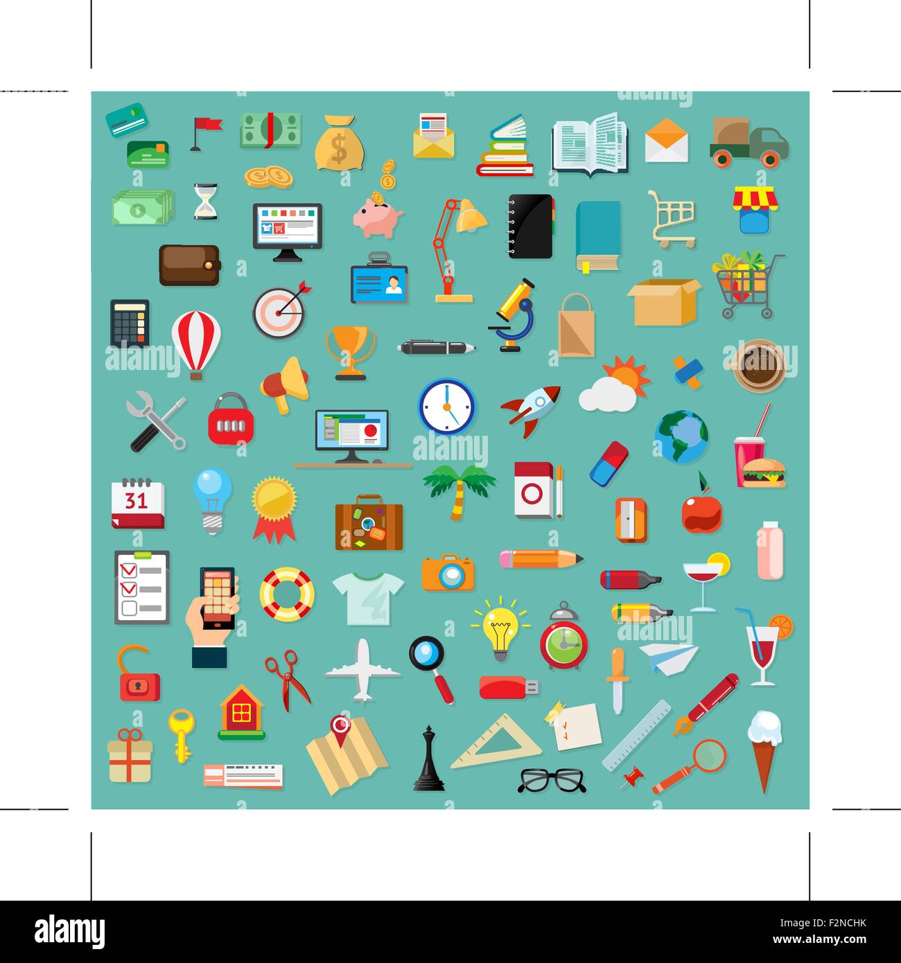 Universal calendar Stock Vector Images - Alamy