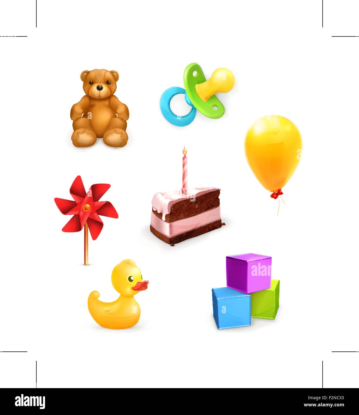 Childrens teddy bear birthday Cut Out Stock Images & Pictures - Alamy