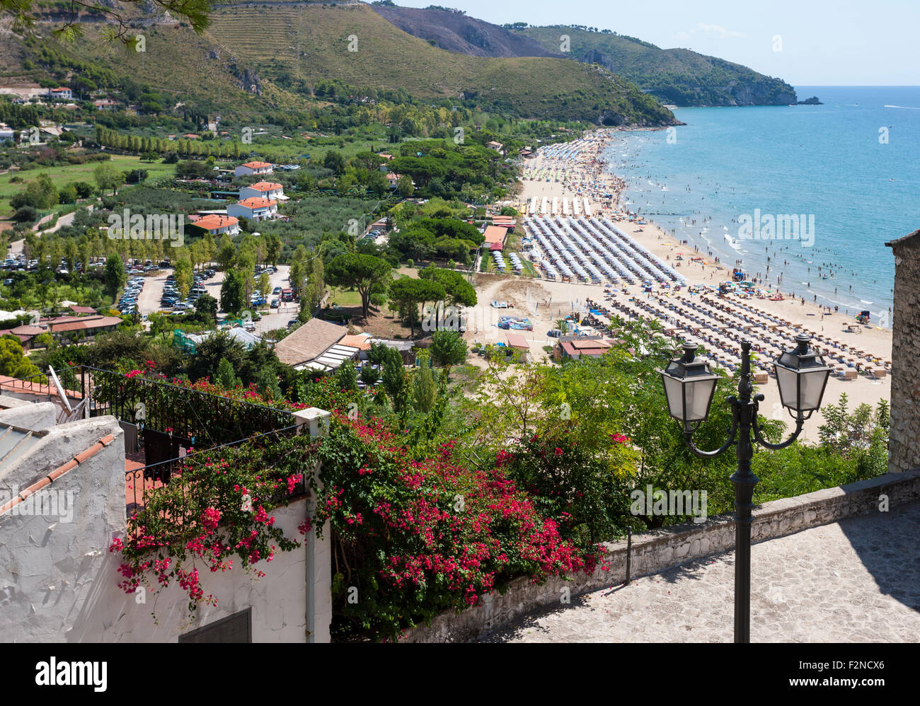 Sperlonga Mediterranean Sea Italy Stock Photo - Alamy