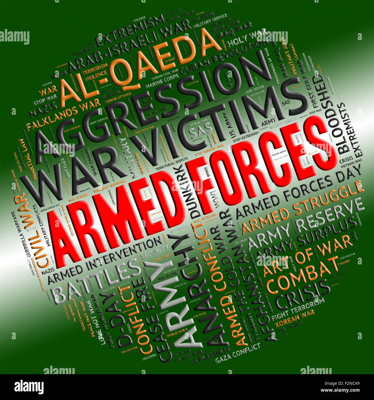 Armed Forces Representing Fighting Machine And Conflicts Stock Photo ...