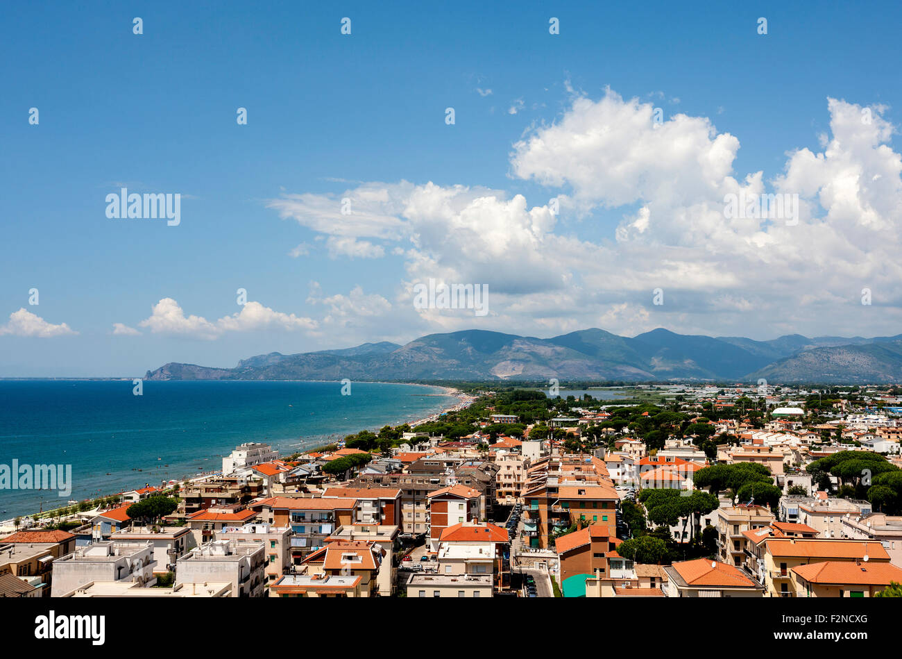 Sperlonga Town Mediterranean Sea Italy Stock Photo - Alamy