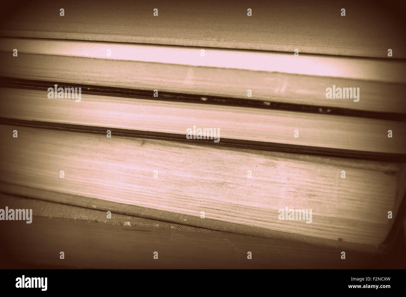 A stack of old books close up Stock Photo - Alamy