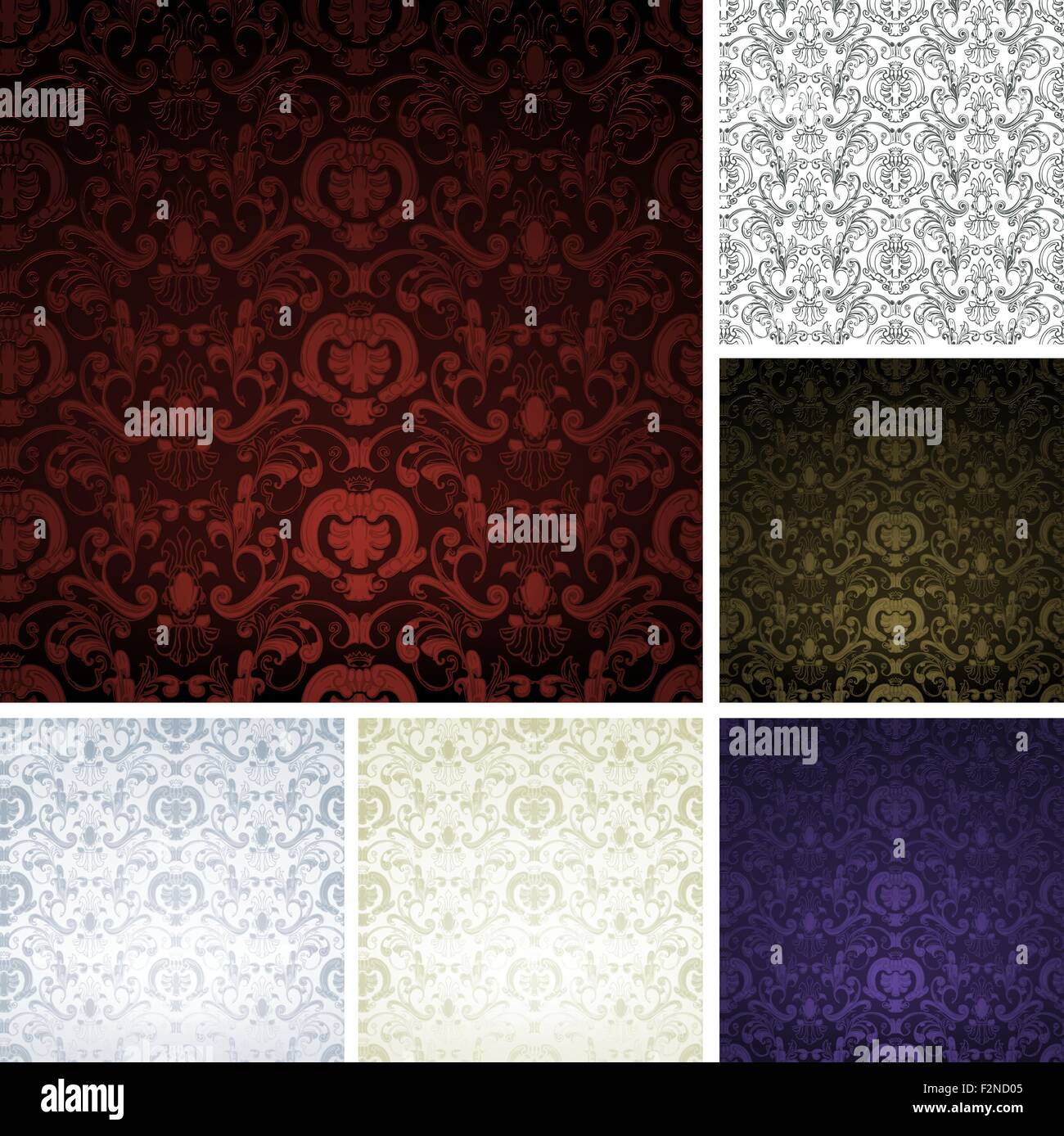 Pattern seamless, set Stock Vector Image & Art - Alamy