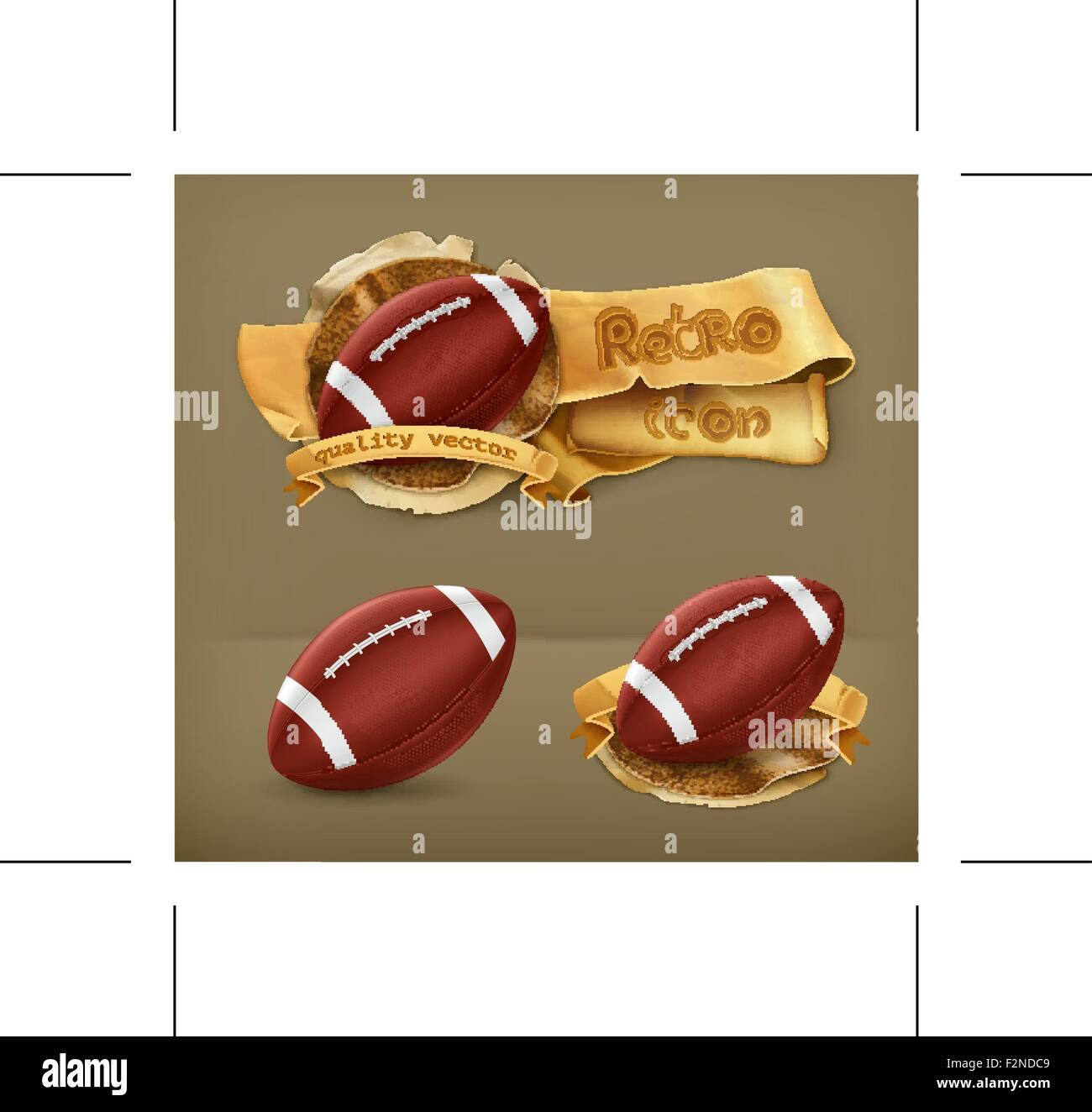 American Football, vector icon Stock Vector Image & Art - Alamy