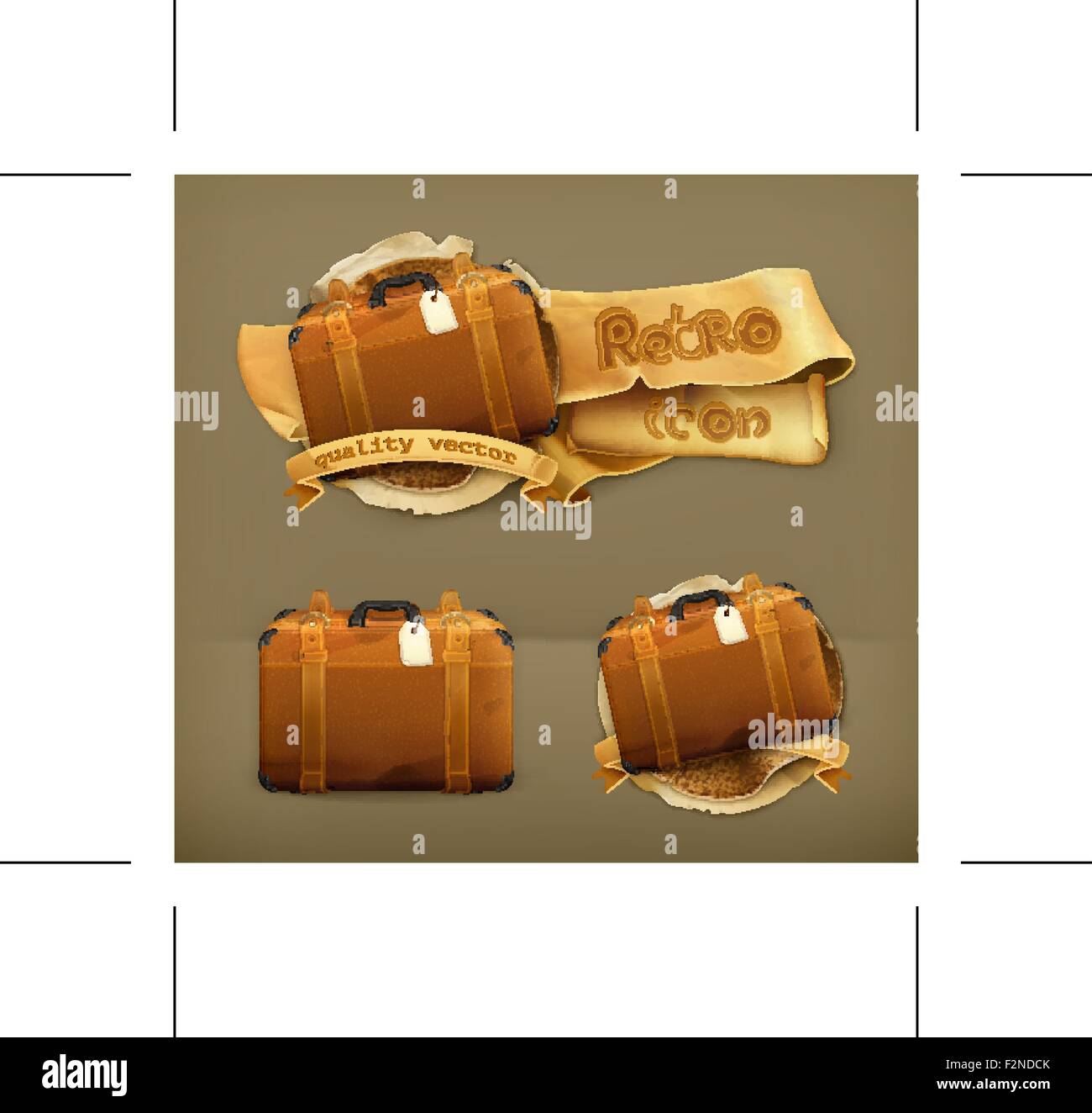 Baggage, vector icon Stock Vector Image & Art - Alamy