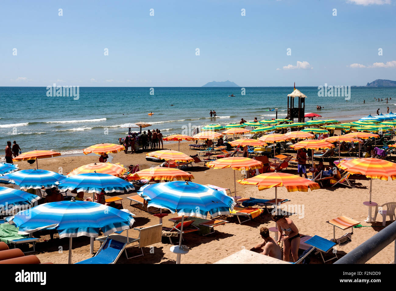 Sperlonga Mediterranean Sea Italy Stock Photo - Alamy