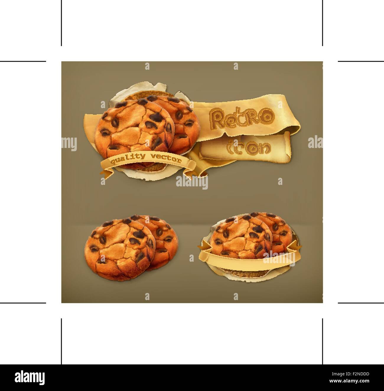 Tempting cookies Stock Vector Images - Alamy