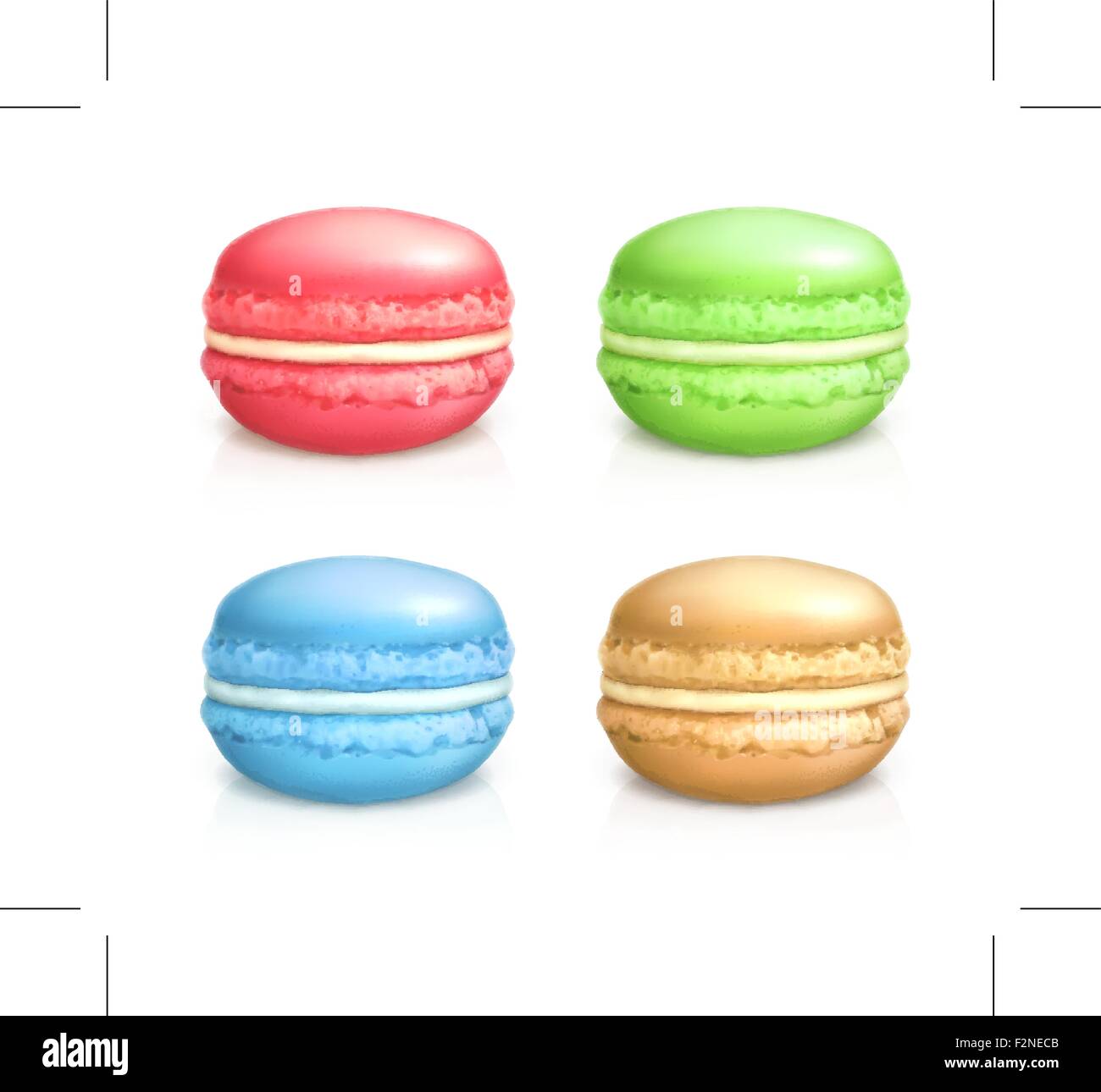 Cake delicate white cream Stock Vector Images - Alamy